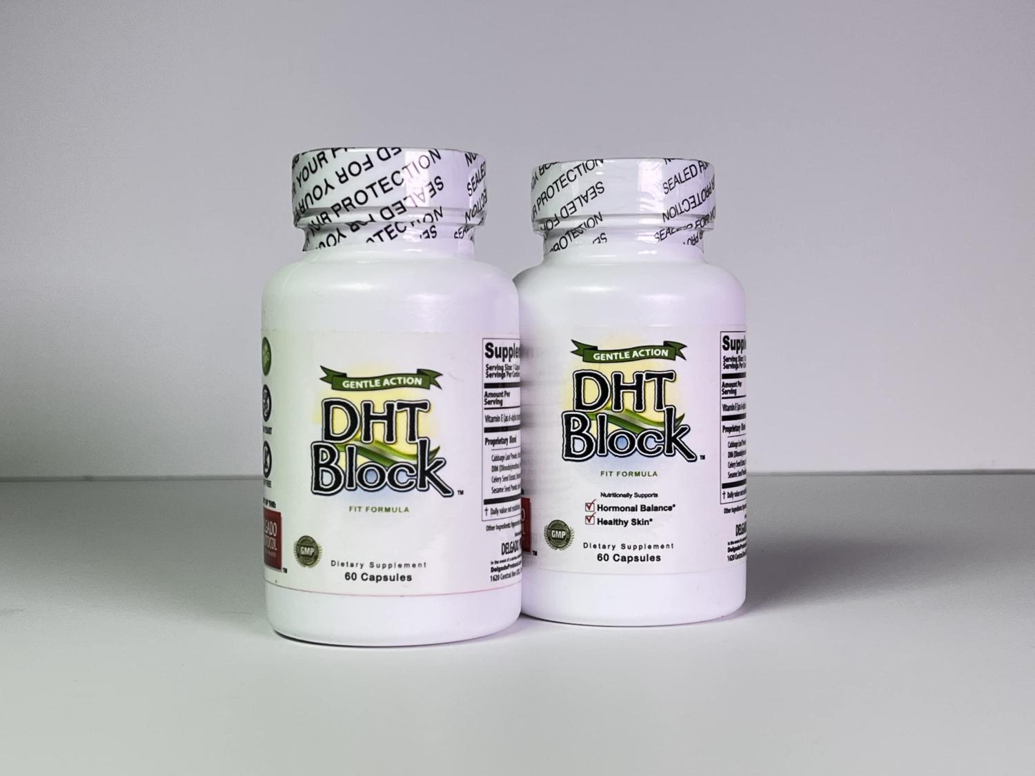 DHT Block (2 Pack - 120 Capsules) - Natural Supplement for Skin, Acne ...