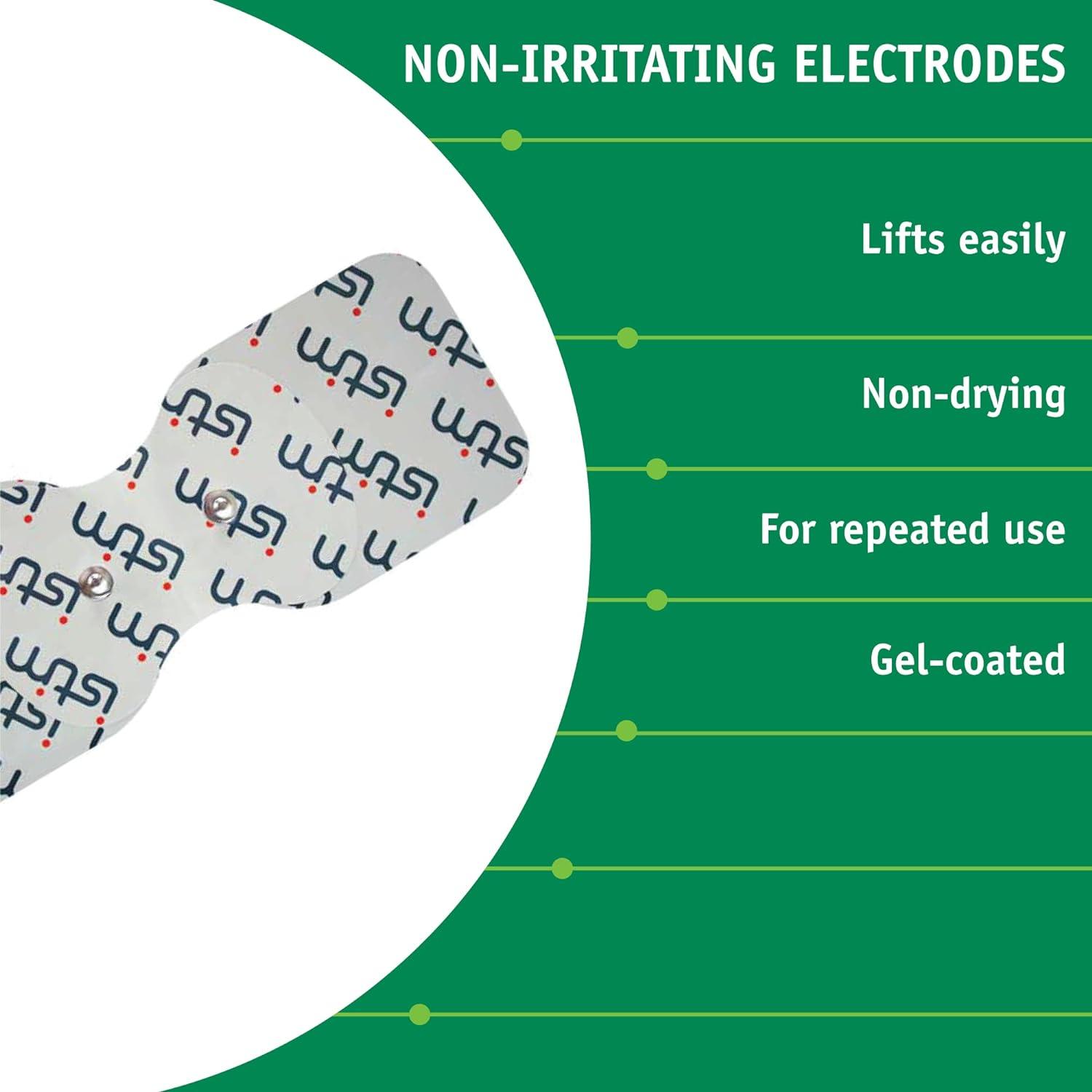 Med-Fit 2 Premier Wireless TENS Large Electrodes (5-Pack): Sized 21cm x ...