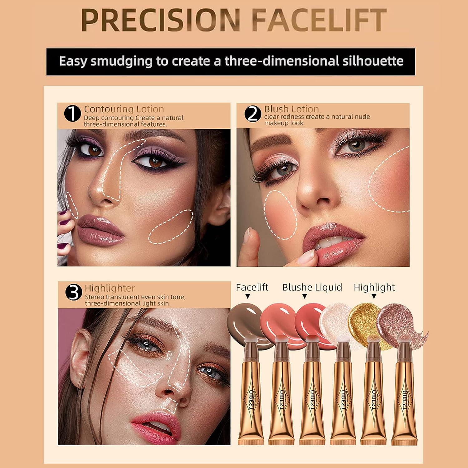 3PCS Liquid Contour Beauty Wand Set - Face Contouring Stick ...