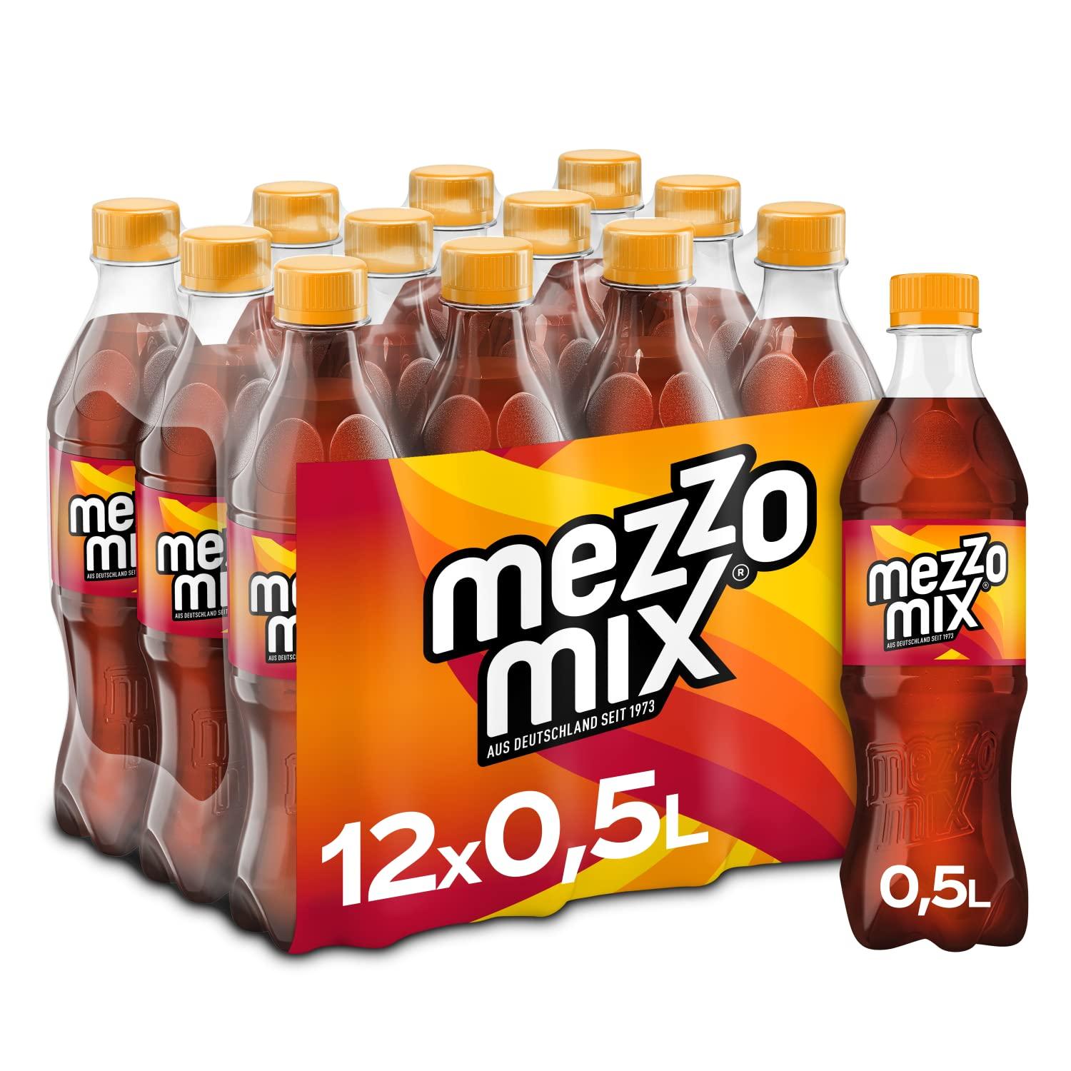 Mezzo Mix - Sparkling Cola & Orange Soft Drink | 12 x 500ml Disposable ...