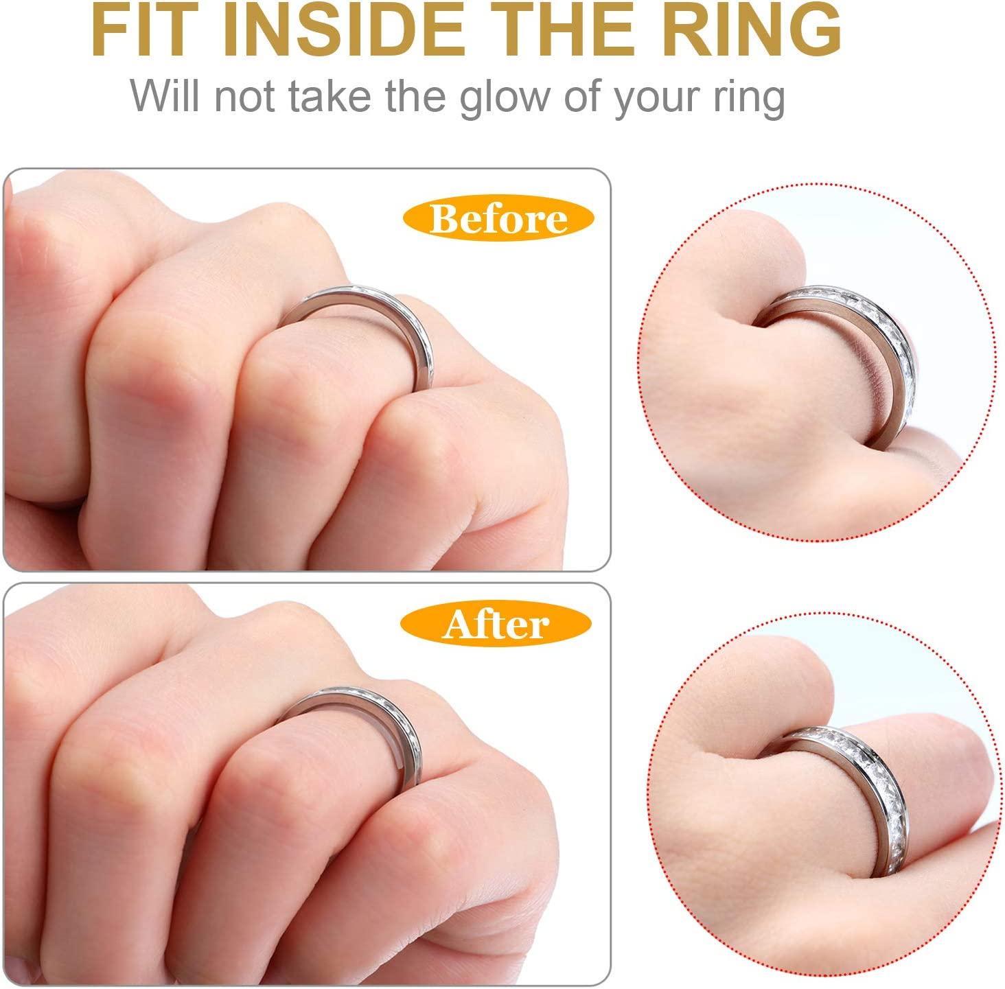 Ring Size Adjuster 85-Piece Set - Invisible Sizer for Loose Rings with ...