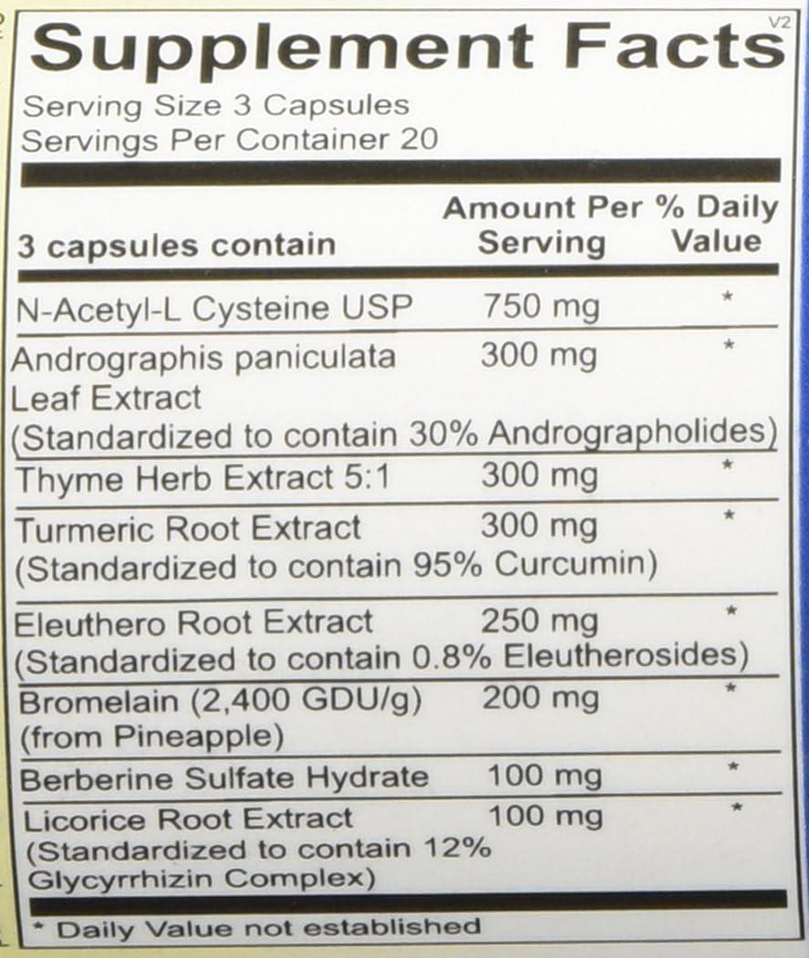 Ortho Molecular Sinatrol 60 Capsules - Natural Sinus Relief Supplement ...