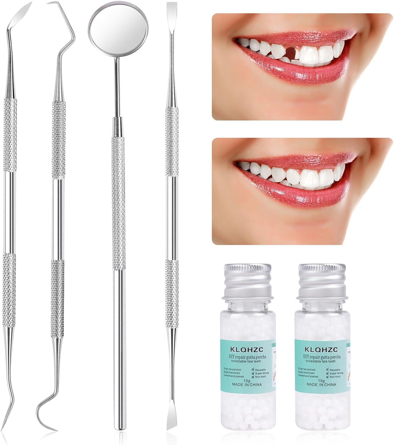 ACWOO Tooth Filling Repair Kit 30ml with Dental Tools - Temporary Teeth ...