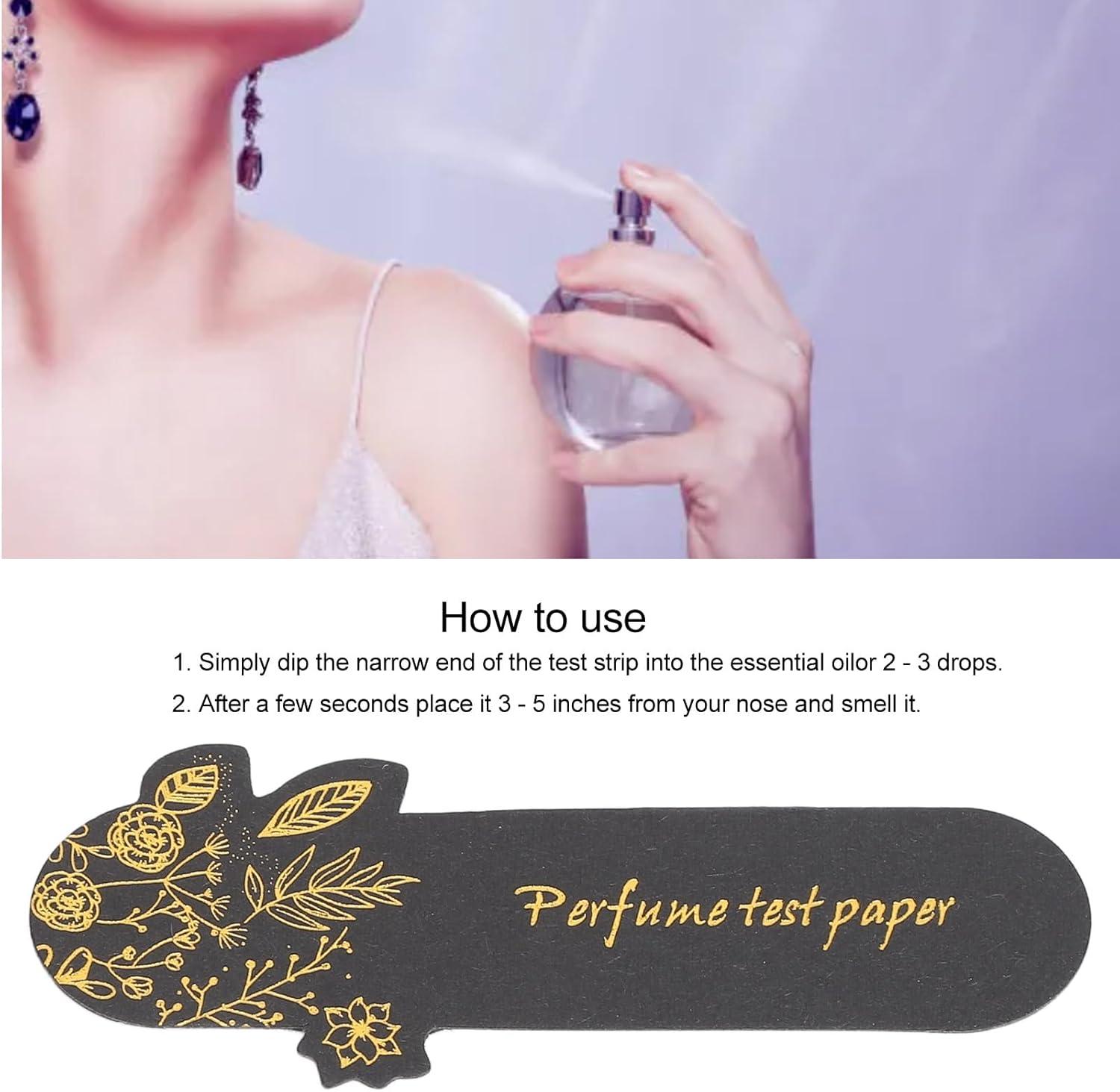 Saluaqui Fragrance Strips - 100pcs Disposable Perfume Test Strips ...