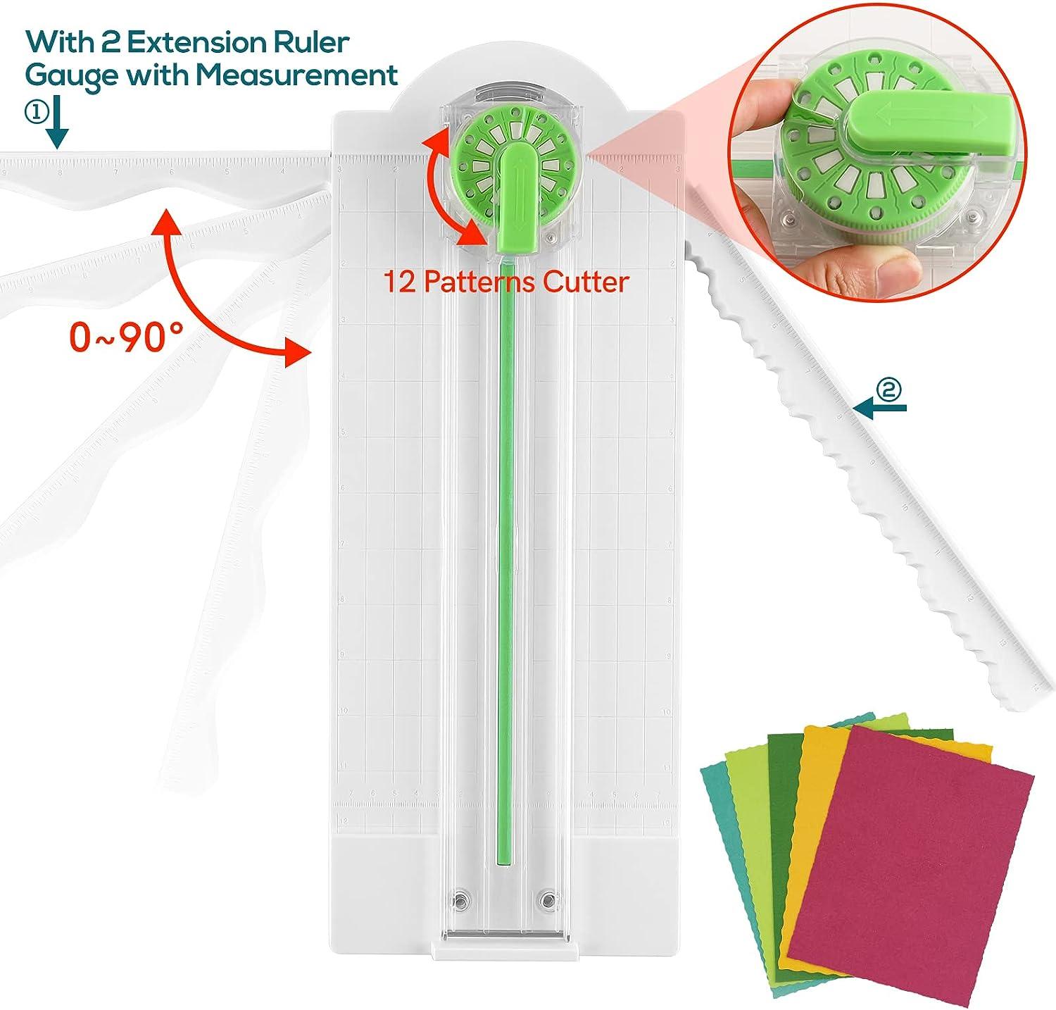 12-in-1 Craft Paper Edge Cutter - Versatile Shapes for DIY Projects ...