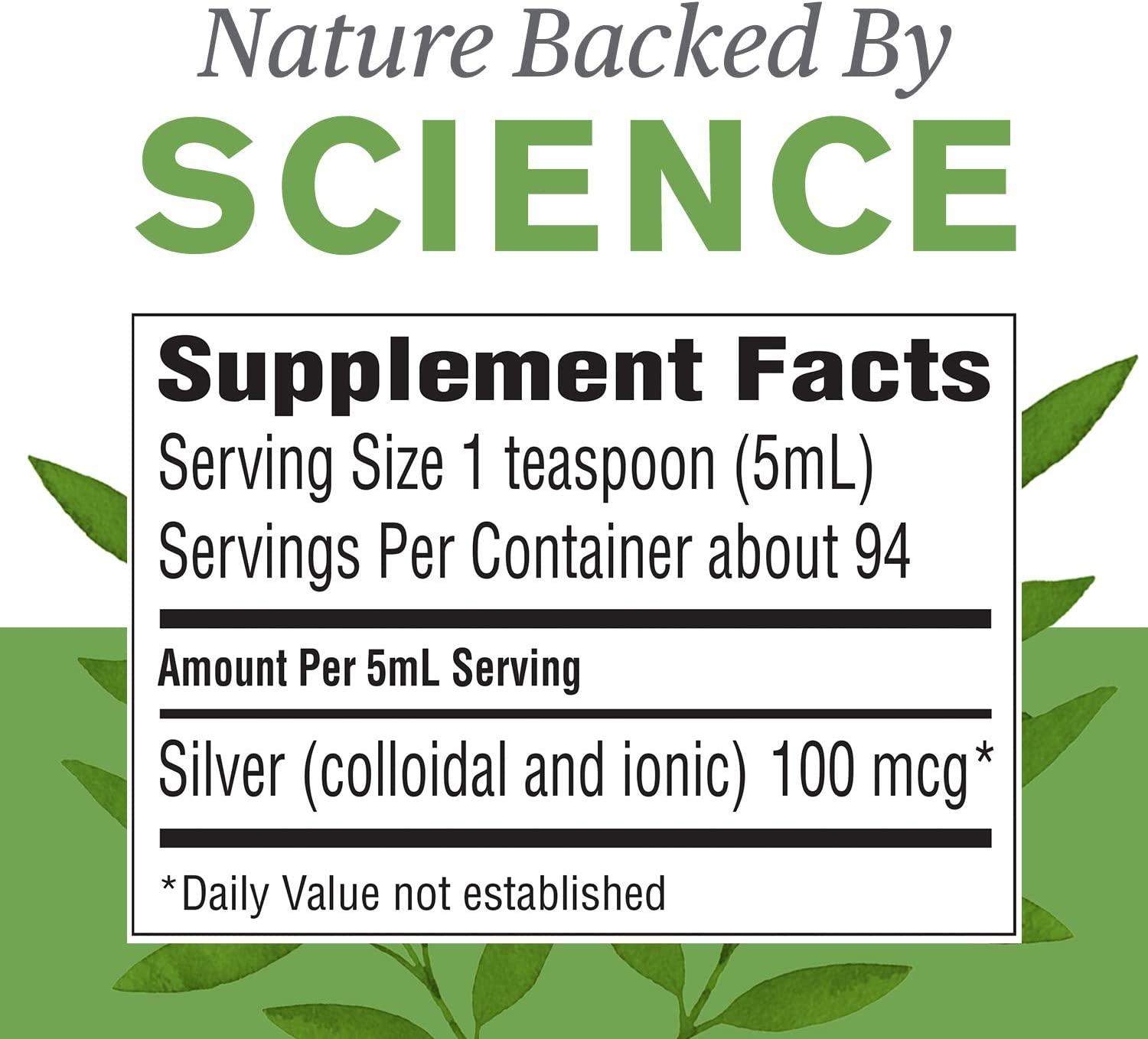 Nature's Sunshine Silver Shield Liquid 16oz - Immune Support Supplement