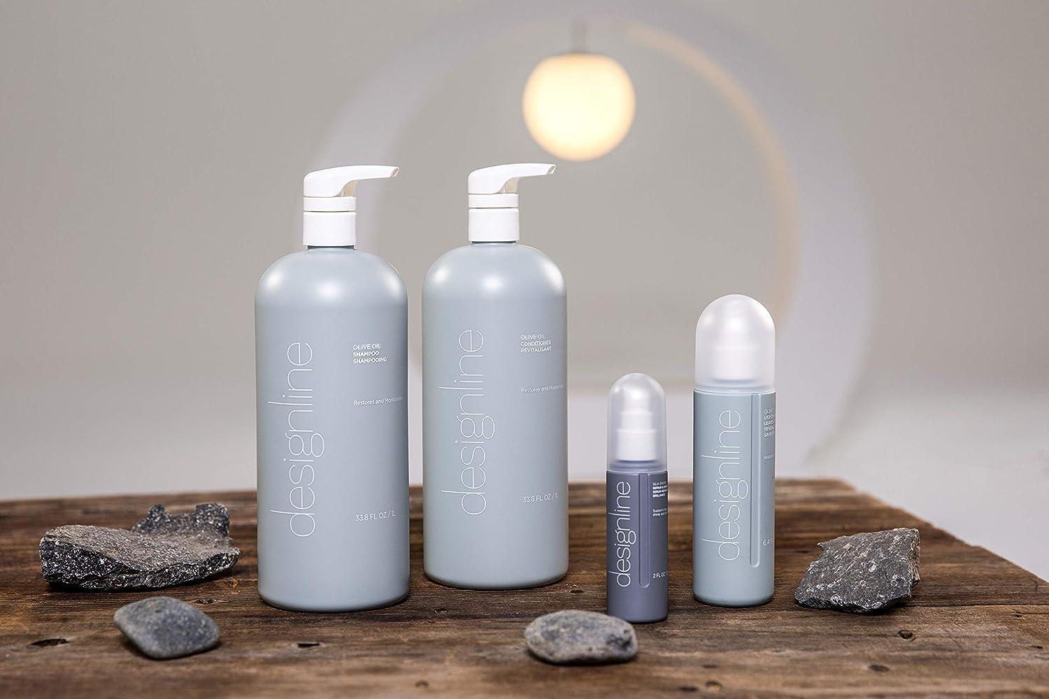 DESIGNLINE Olive Oil Shampoo - Fortified with Hydrating Oils and ...