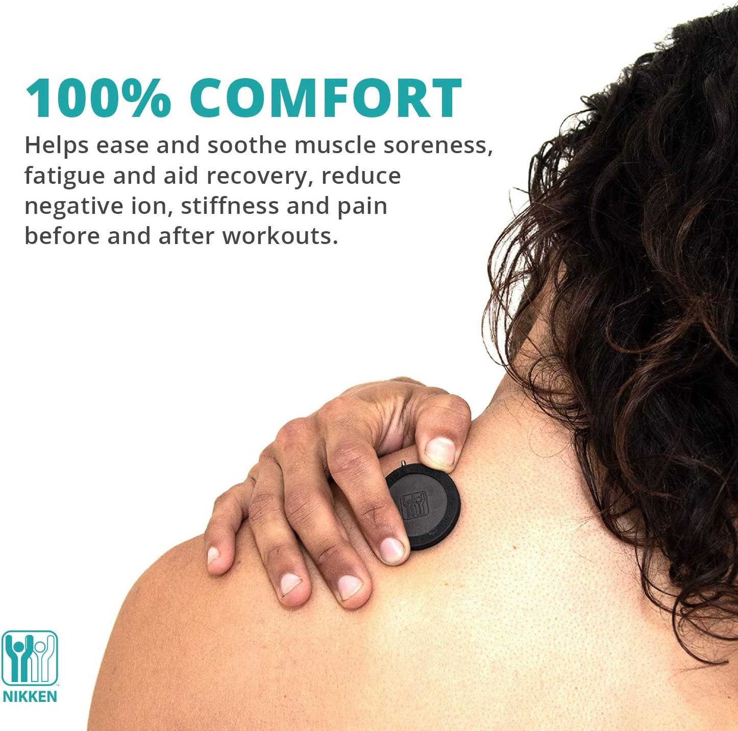 Nikken 1 PowerChip Medallion Charm - 1450 Black | Magnetic Therapy for ...