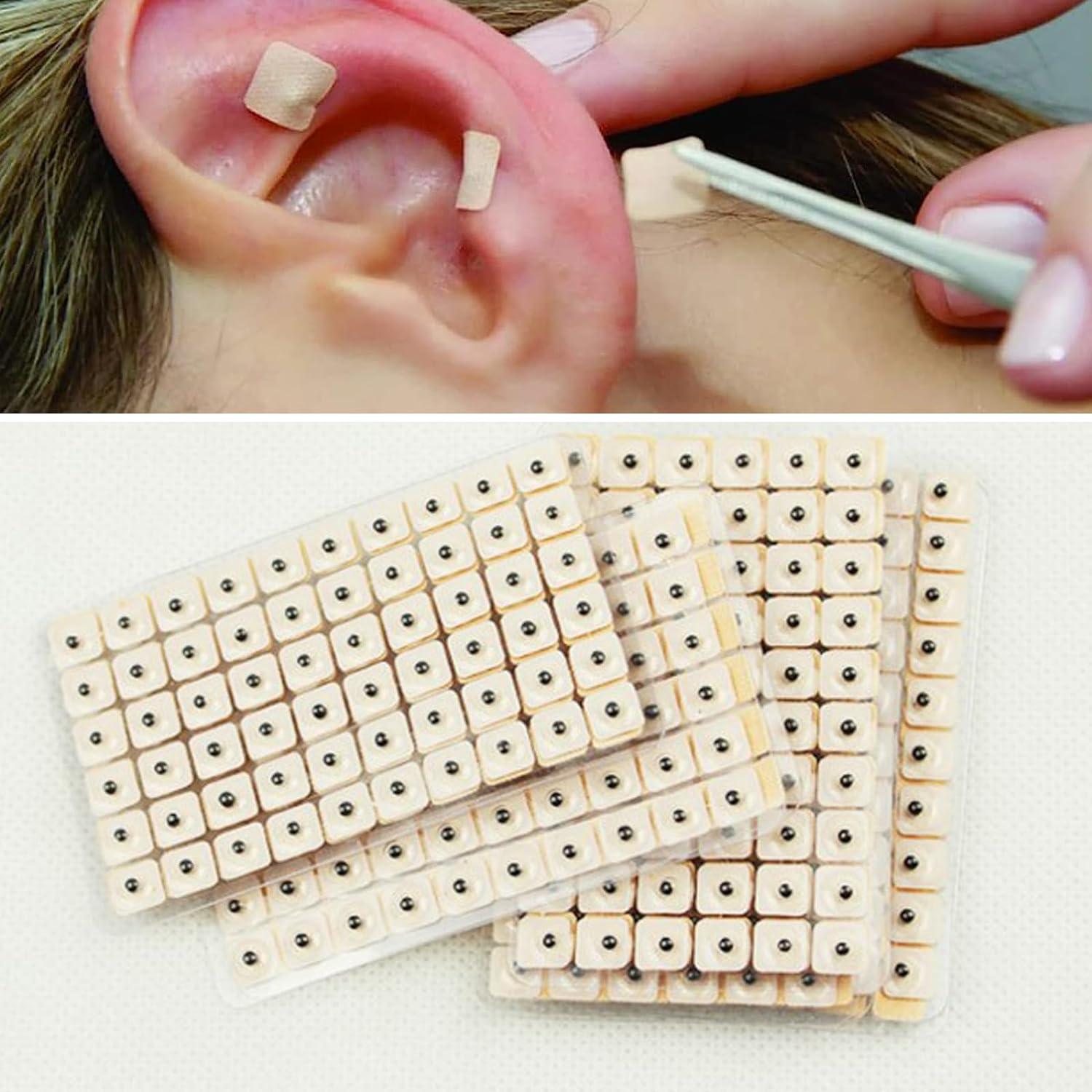 Ear Seeds Acupuncture Disposable Ear Seeds Vaccaria Seed for Ear Acupressure Ear Seed Plaster ...
