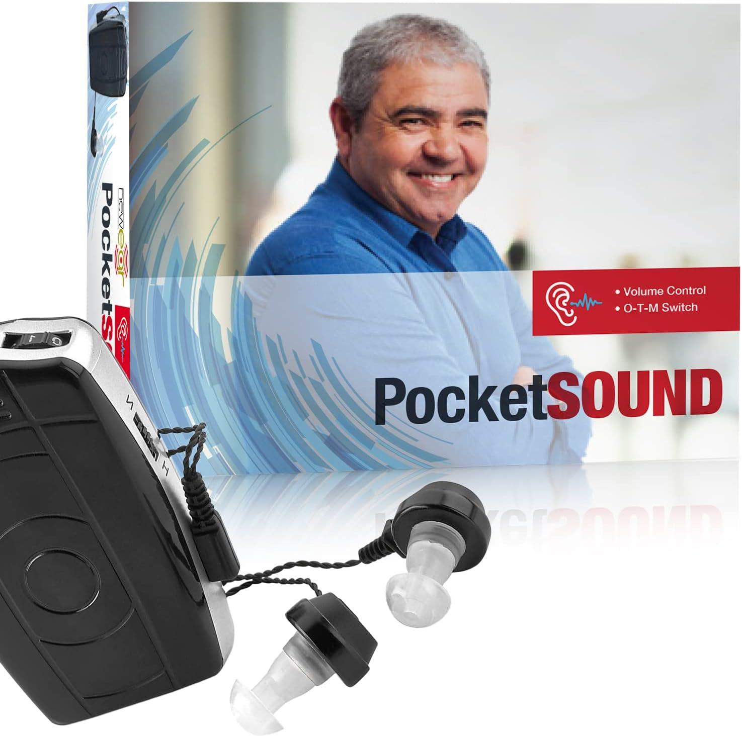 Pocket Sound - Digital Personal Sound Amplifier with Earbuds and ...