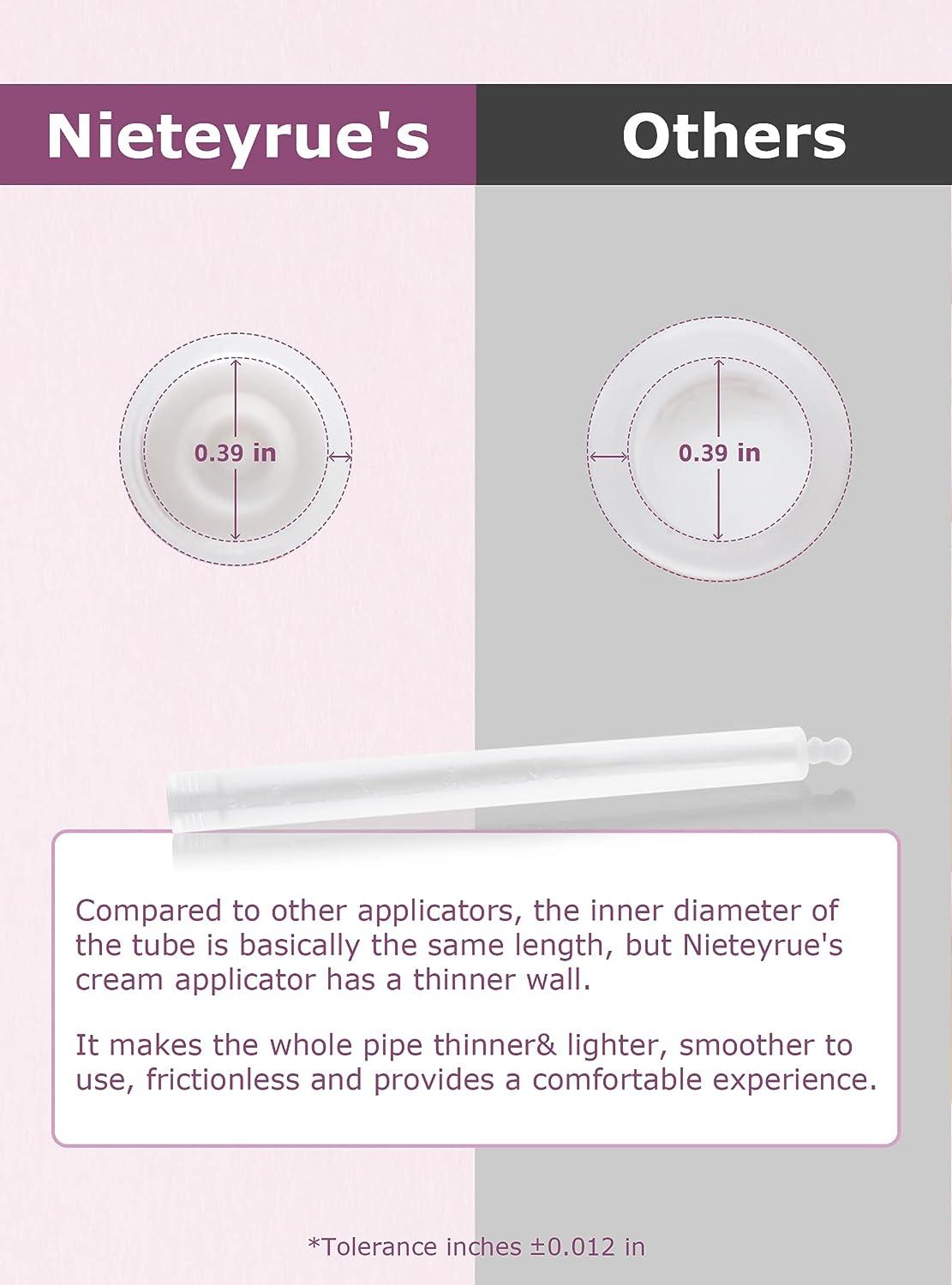 Nieteyrue Disposable Vaginal Cream Applicators - Comfort Tip, Dosage ...