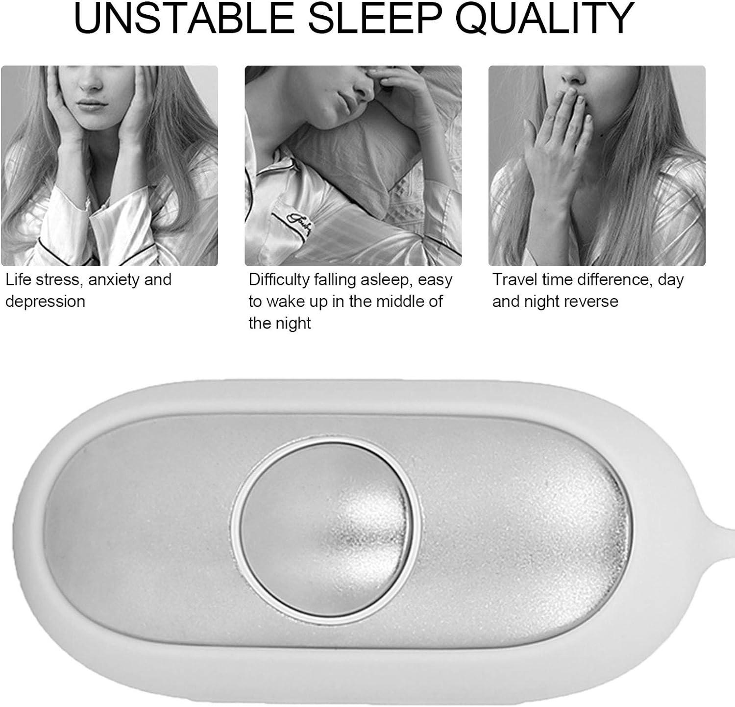Portable Sleep Aid Device - USB Rechargeable Calm Palm Insomnia Relief ...