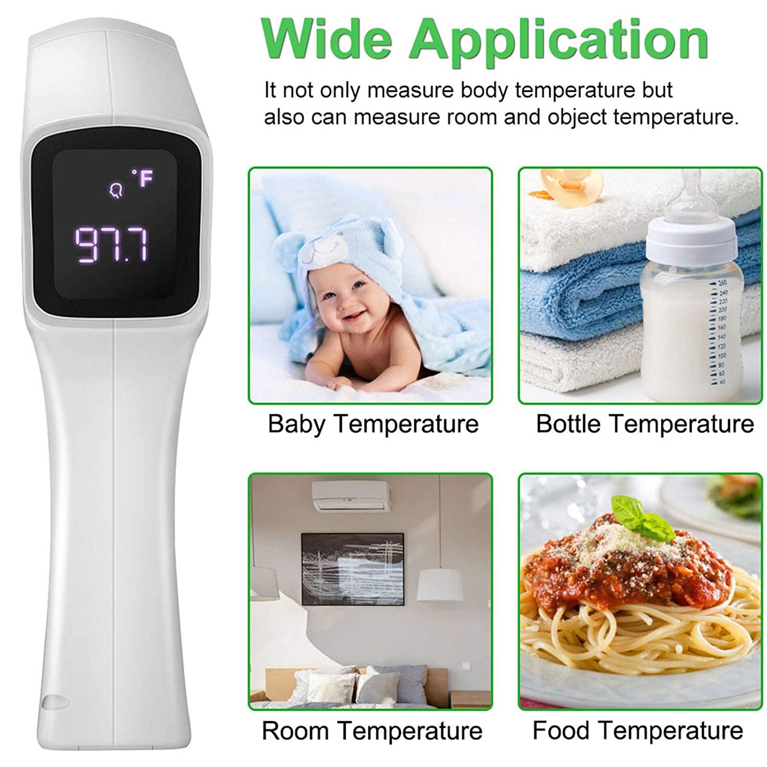 Infrared Non-Contact Forehead Thermometer - Instant Accurate Readings ...