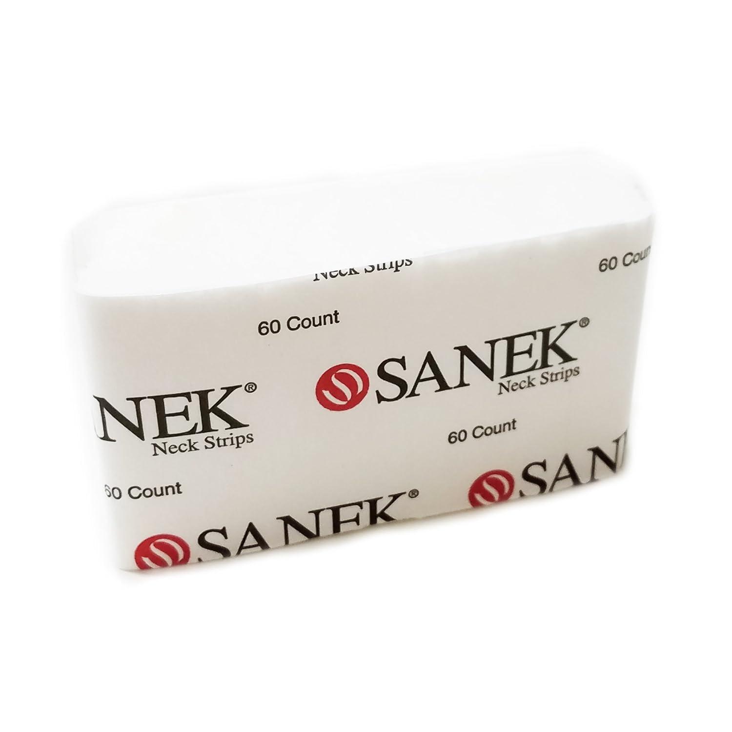 Sanek Neck Strips - Pack of 60 Strips for Hair Salon and Barber Use ...