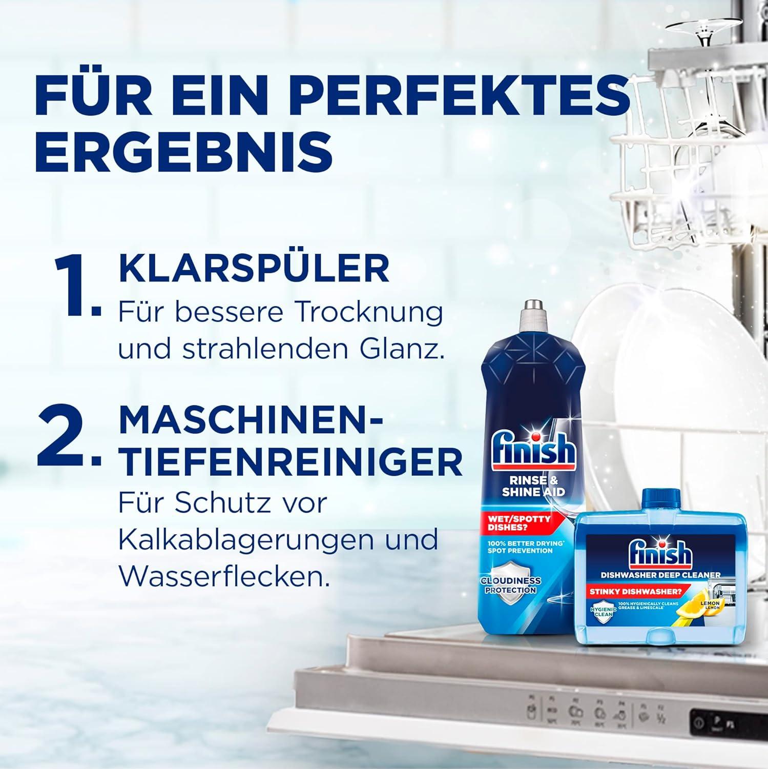 Finish Classic Dishwasher Tabs | Phosphate-Free Dishwashing | 125 Tabs ...