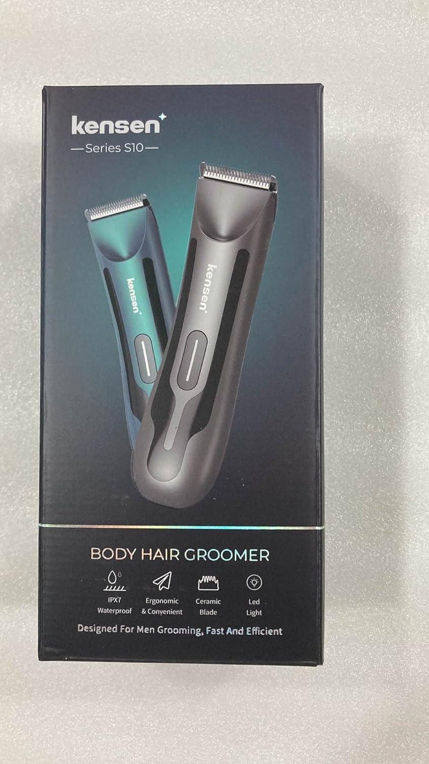 KENSEN Men's Body Hair Trimmer - Rechargeable Groin and Pubic Hair ...