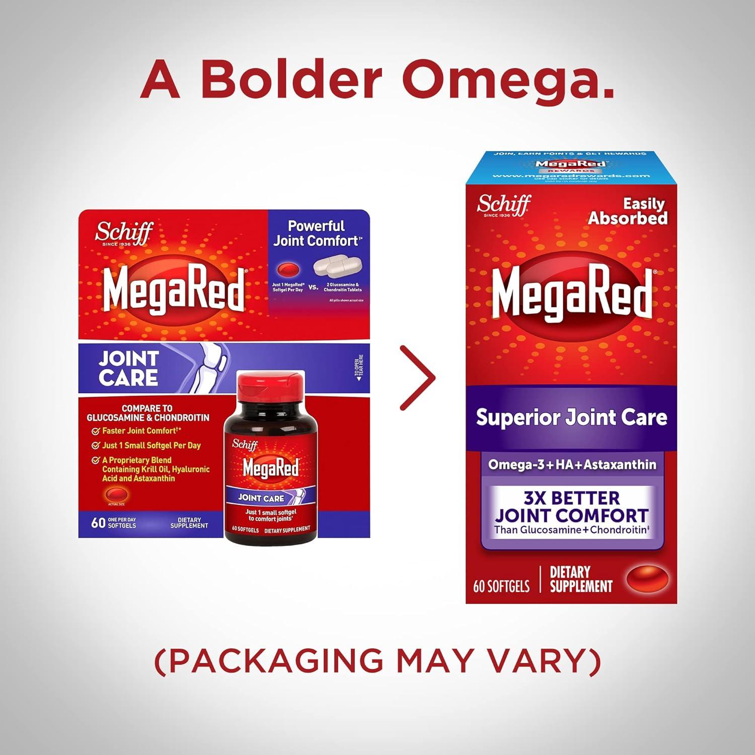 2-Pack Megared Joint Care Softgels, 120 Count | Buy Now with Express ...