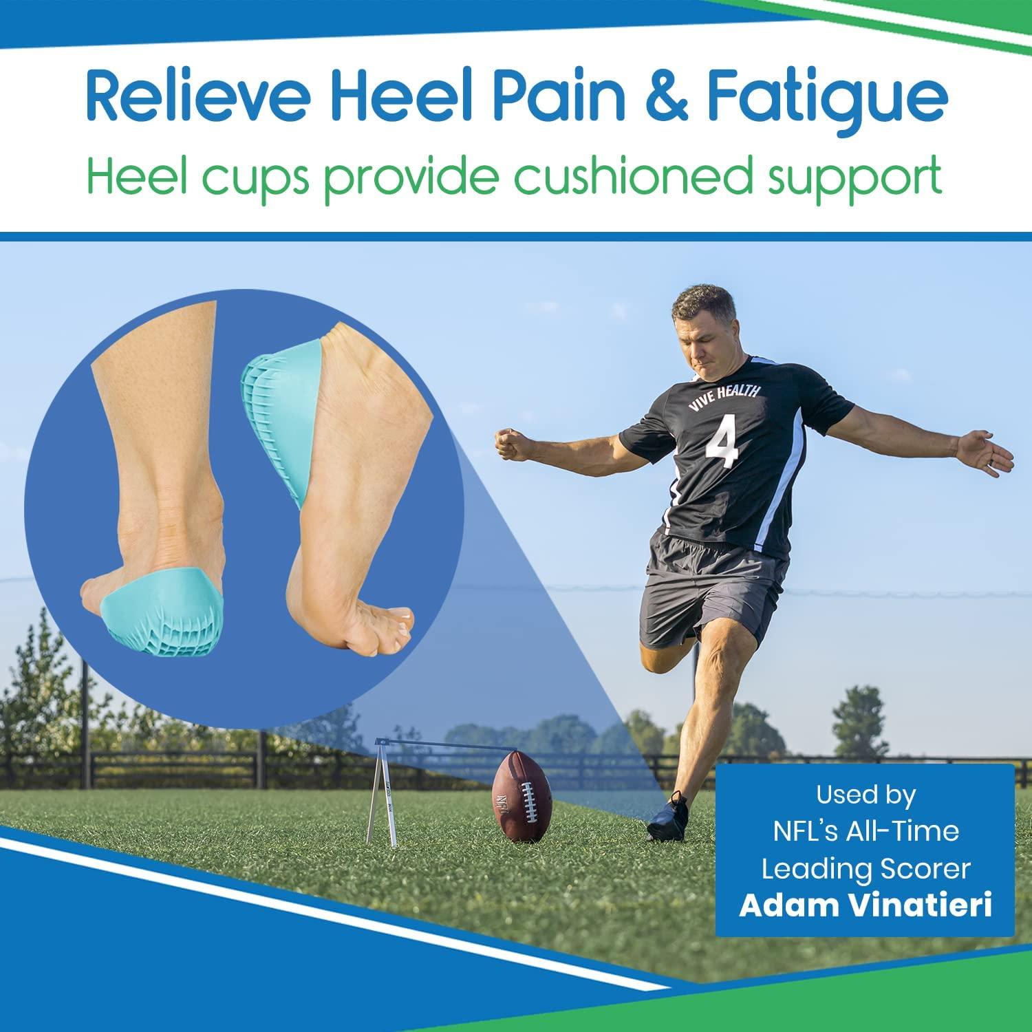ViveSole Heel Cups - Heavy Duty High Impact Inserts for Severs Disease ...