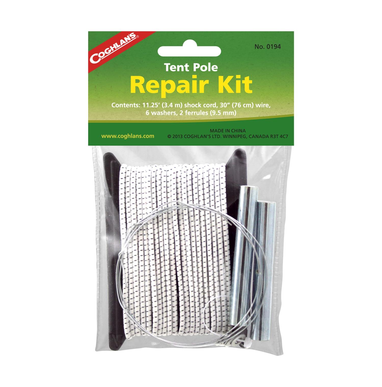 Coghlan's Tent Pole Repair Kit - Lightweight and Durable Solution for ...