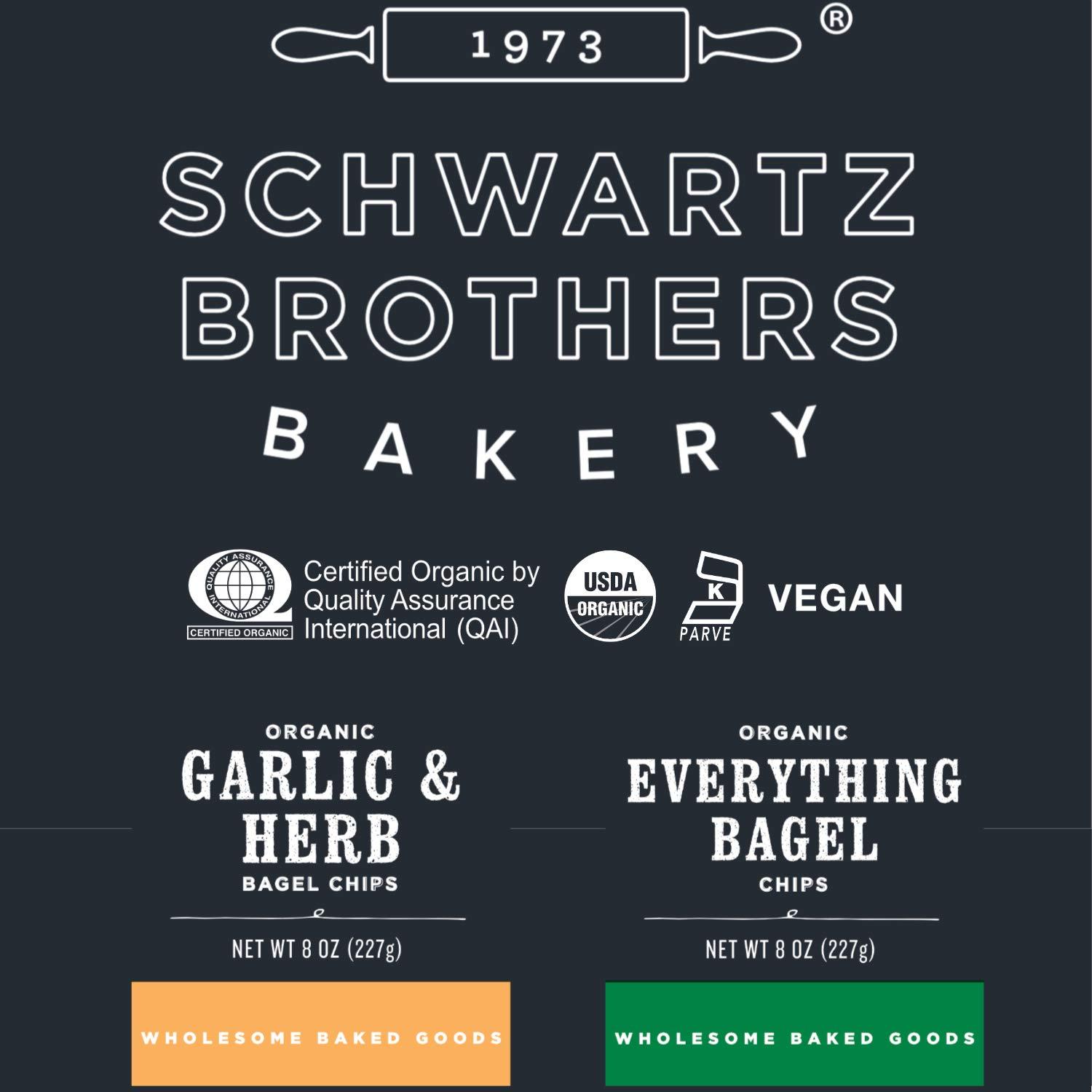 Schwartz Brothers Everything & Garlic Bagel Chip Sampler - Fresh ...