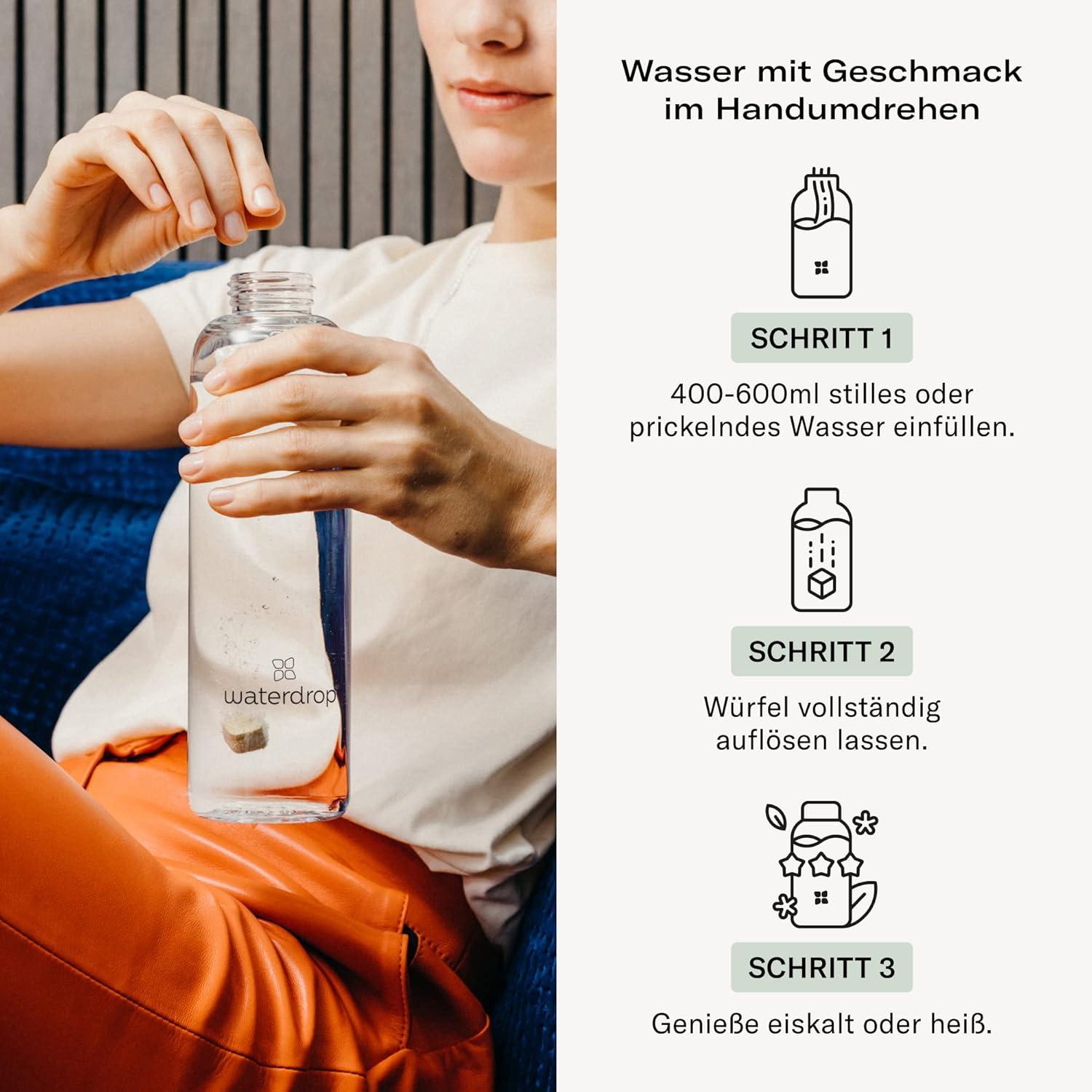 Waterdrop Microdrink Raspberry - Sugar-Free Beverage Powder 48 Drops ...