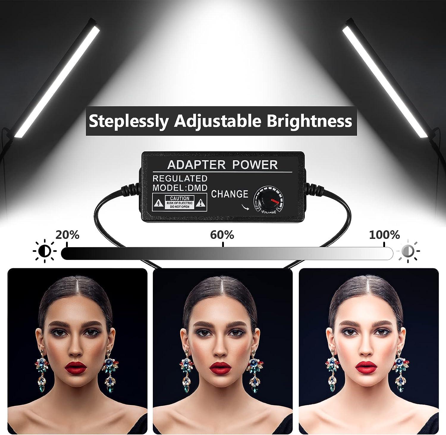 Gepege LED Video Light Stick Wand Kit with Tripod Stand and Color ...