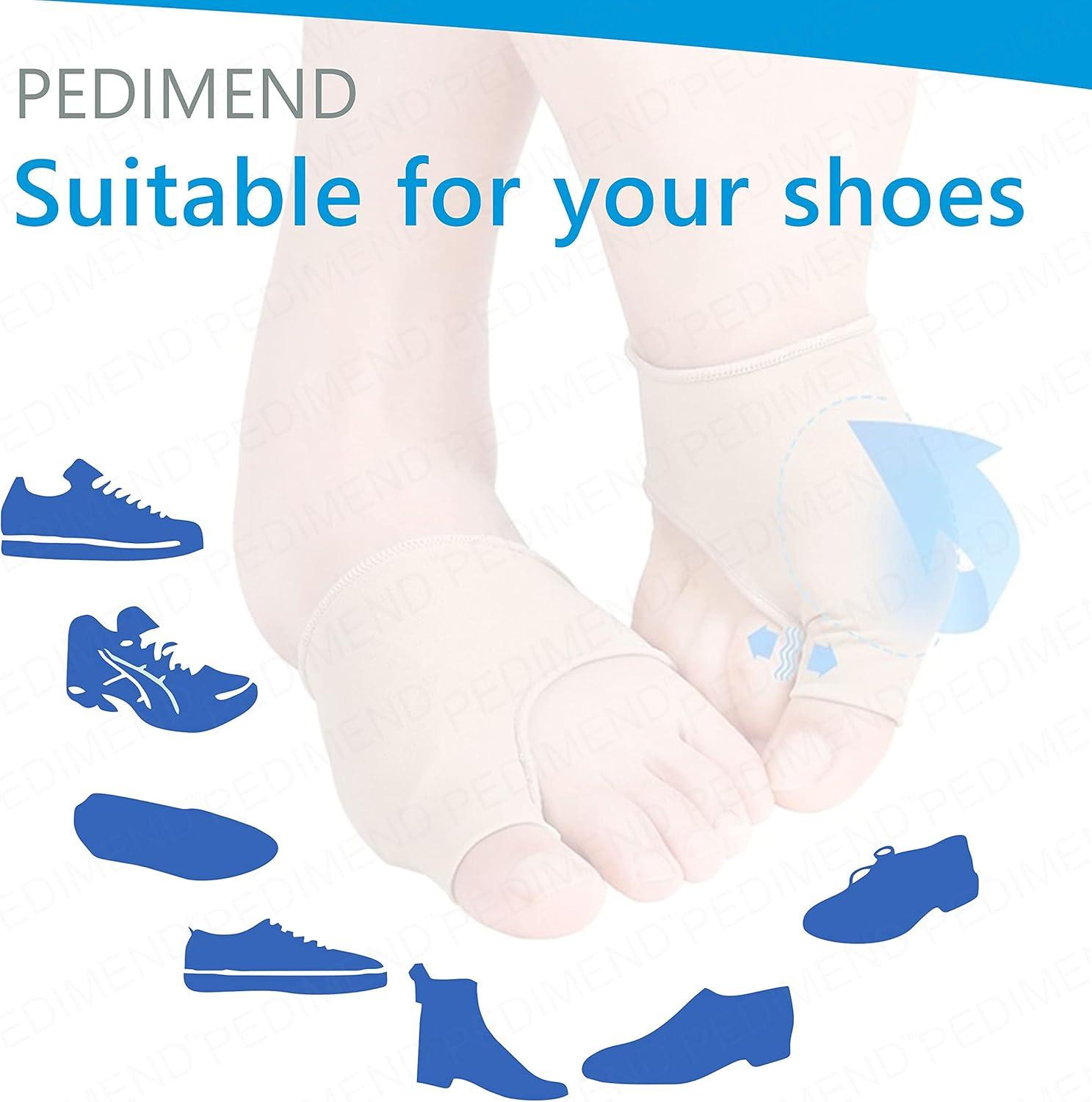 Pedimend Big Foot Display Protection Film & Pain Relief: 2 Pair Gel Toe ...