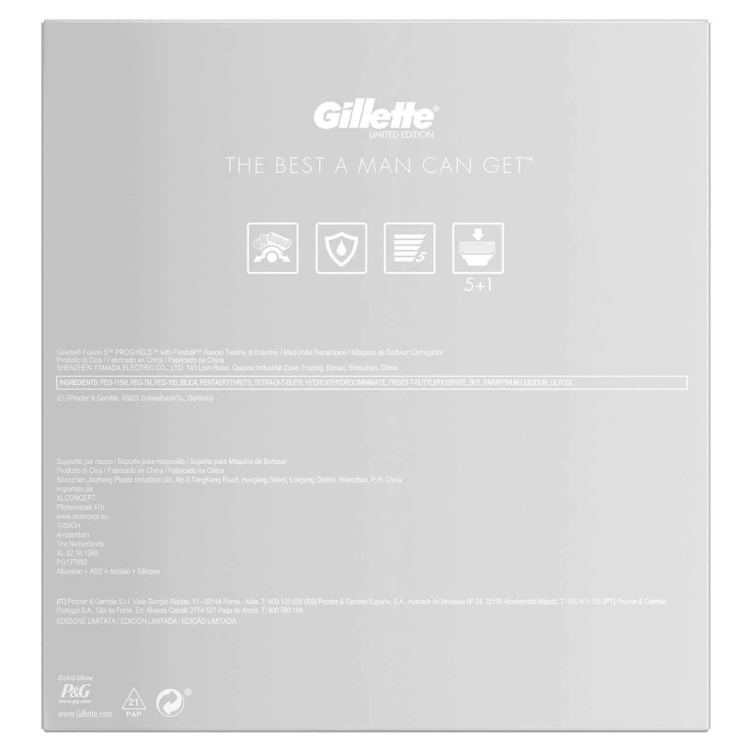 Buy Gillette Fusion5 Proshield Gift Set - Premium Shaving Kit for Men ...