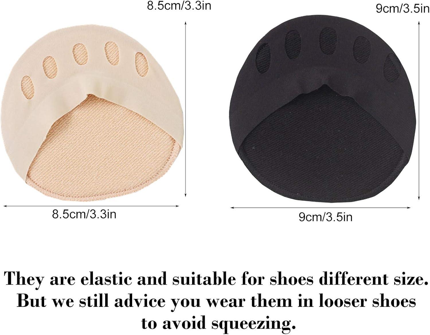 Women s Forefoot Pads - 6 Pairs Separate Toes Cushion for Foot Pain ...