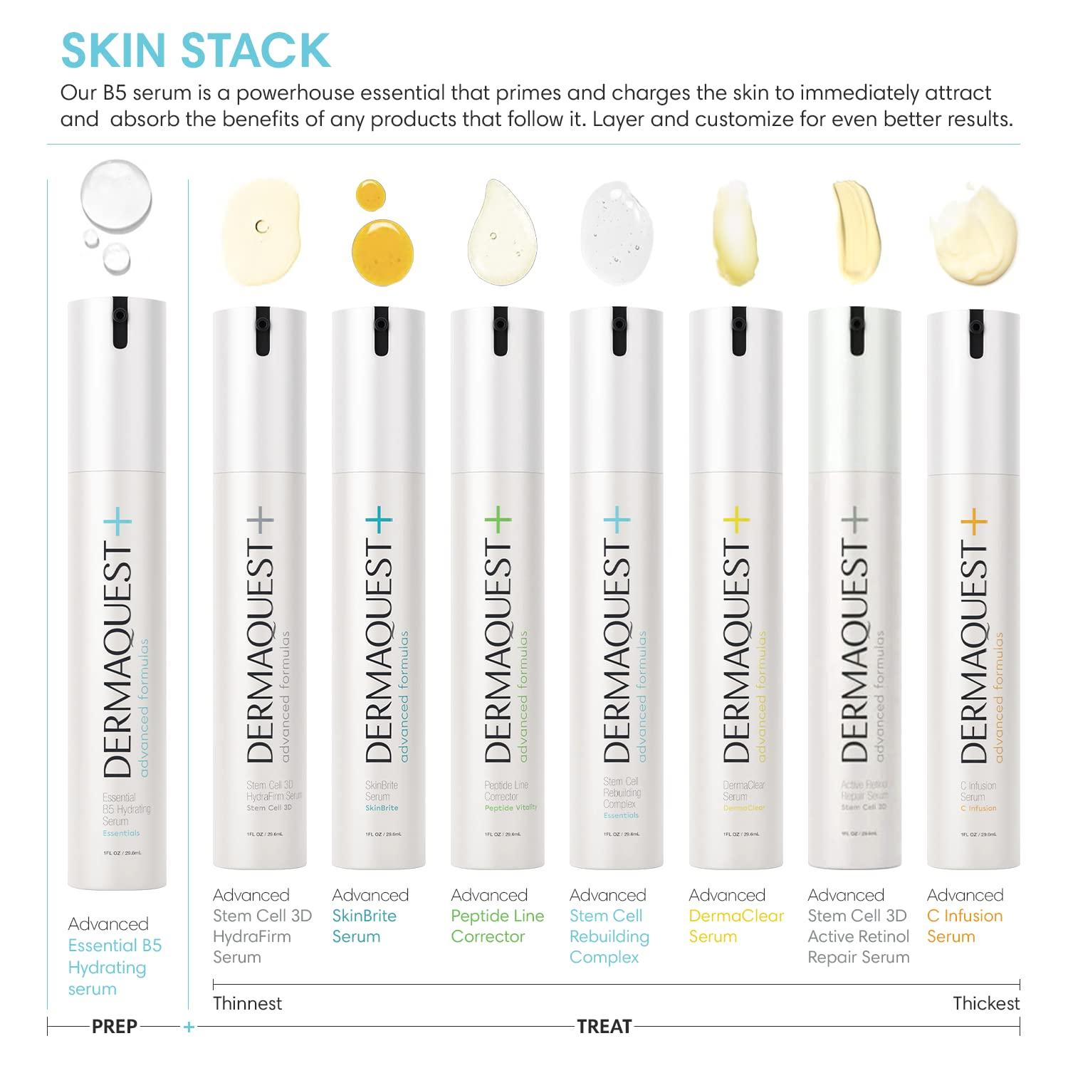 DermaQuest Advanced Essential B5 Hydrating Serum 1oz - Skin hydrating ...