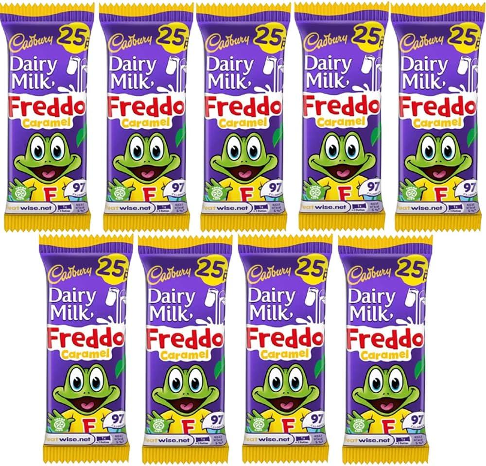 Dairy Milk Freddo Caramel Chocolate 15 x 19.5g Bars - 97 calories per ...