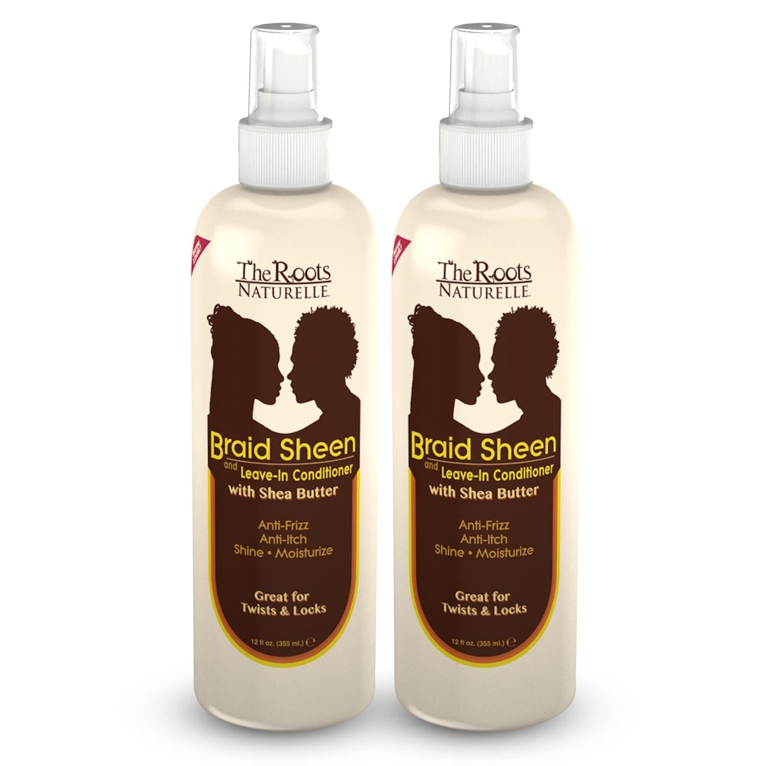 The Roots Naturelle Braid Sheen Braid Spray Twin Pack - 24 fl oz ...