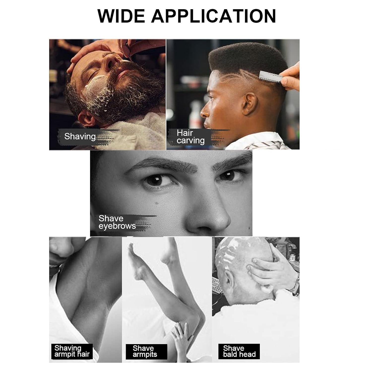 Professional Barber Razor for Men - Vintage Blue Safety Razor | Simple ...