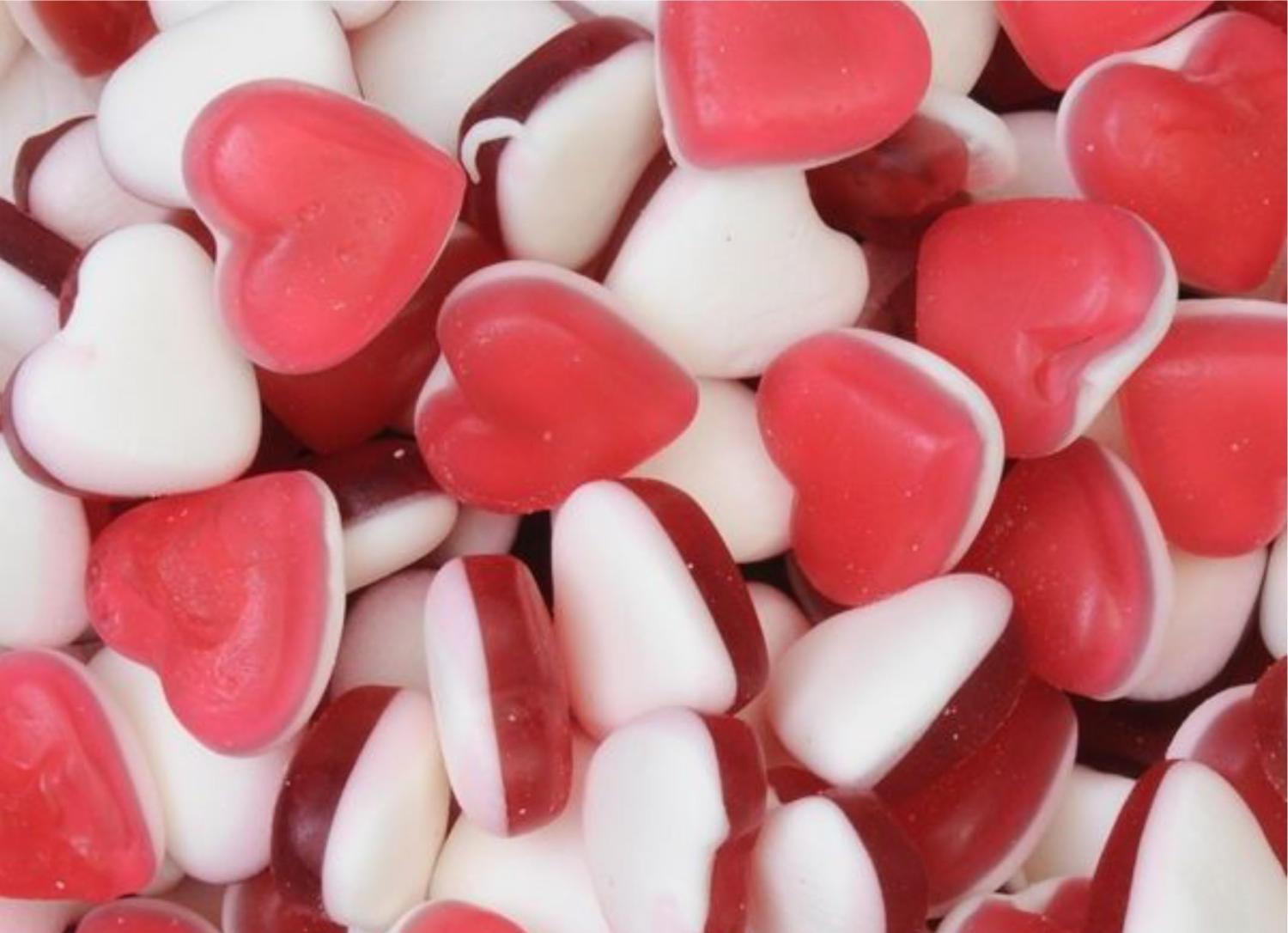 1kg Haribo Heart Throbs Candy Pick & Mix Sweets Mixed Assortment Gummy ...