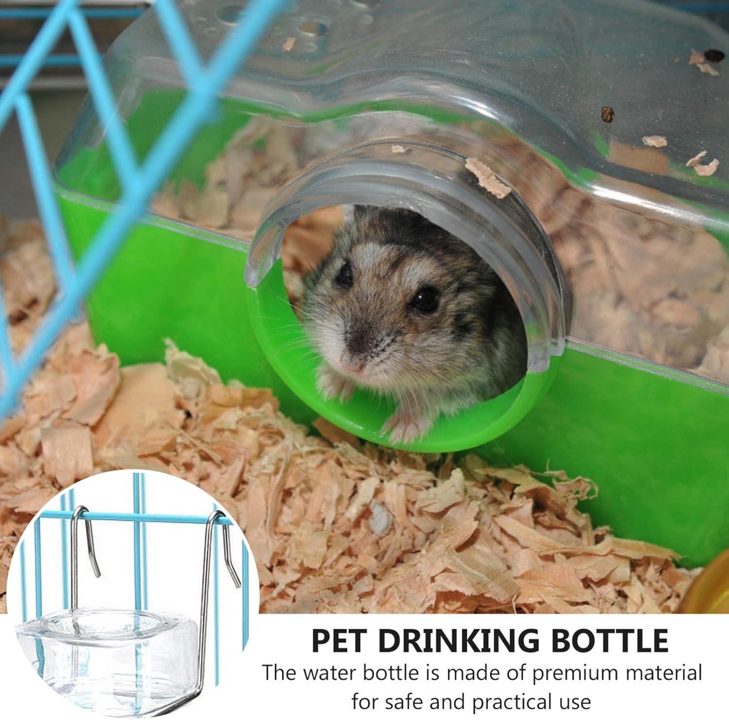 Balacoo 2 Pcs 180ml Guinea Pig Water Bottle No Drip Plastic Automatic ...