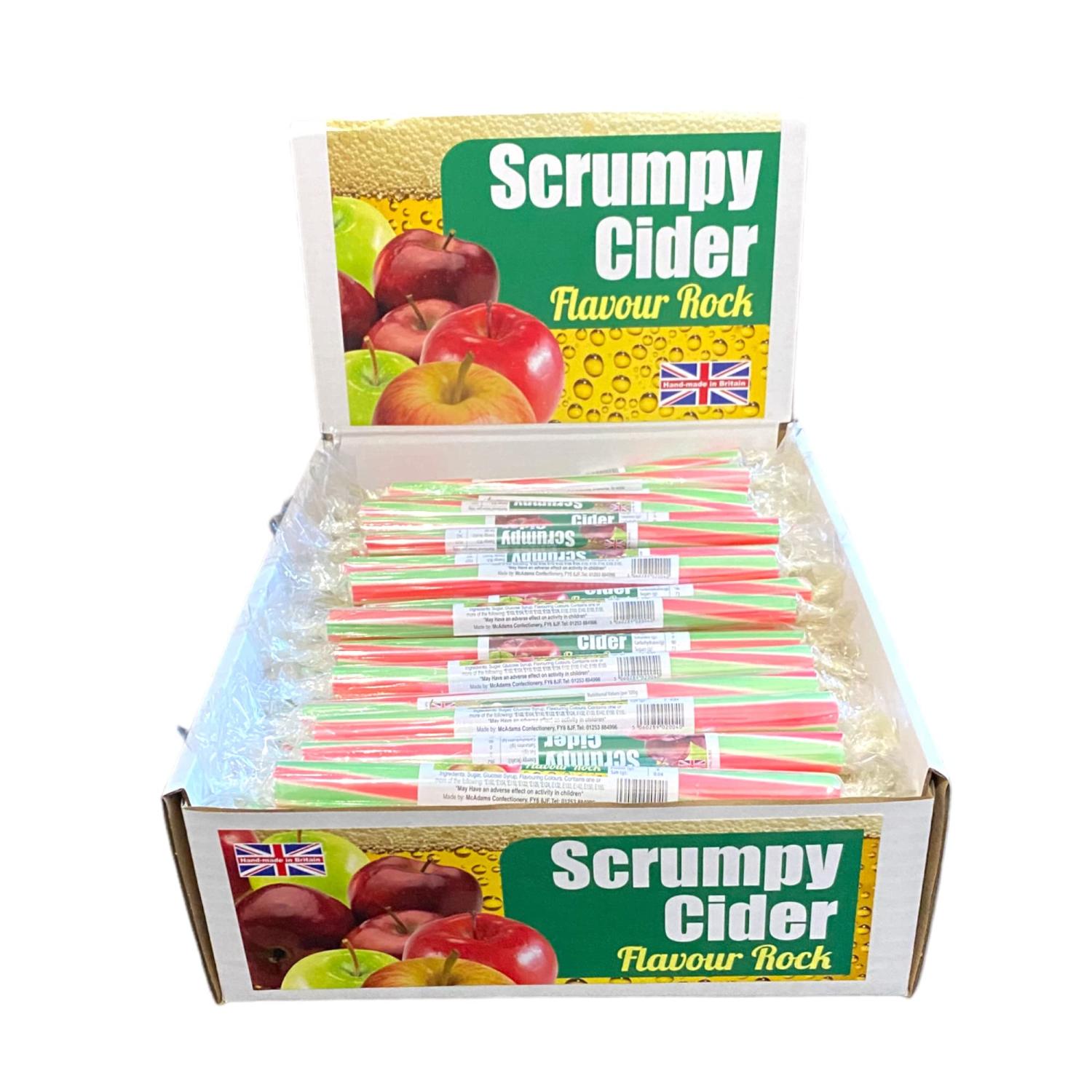 20 X Scrumpy Cider Rock Sticks Handmade Traditional Rainbow Classic ...