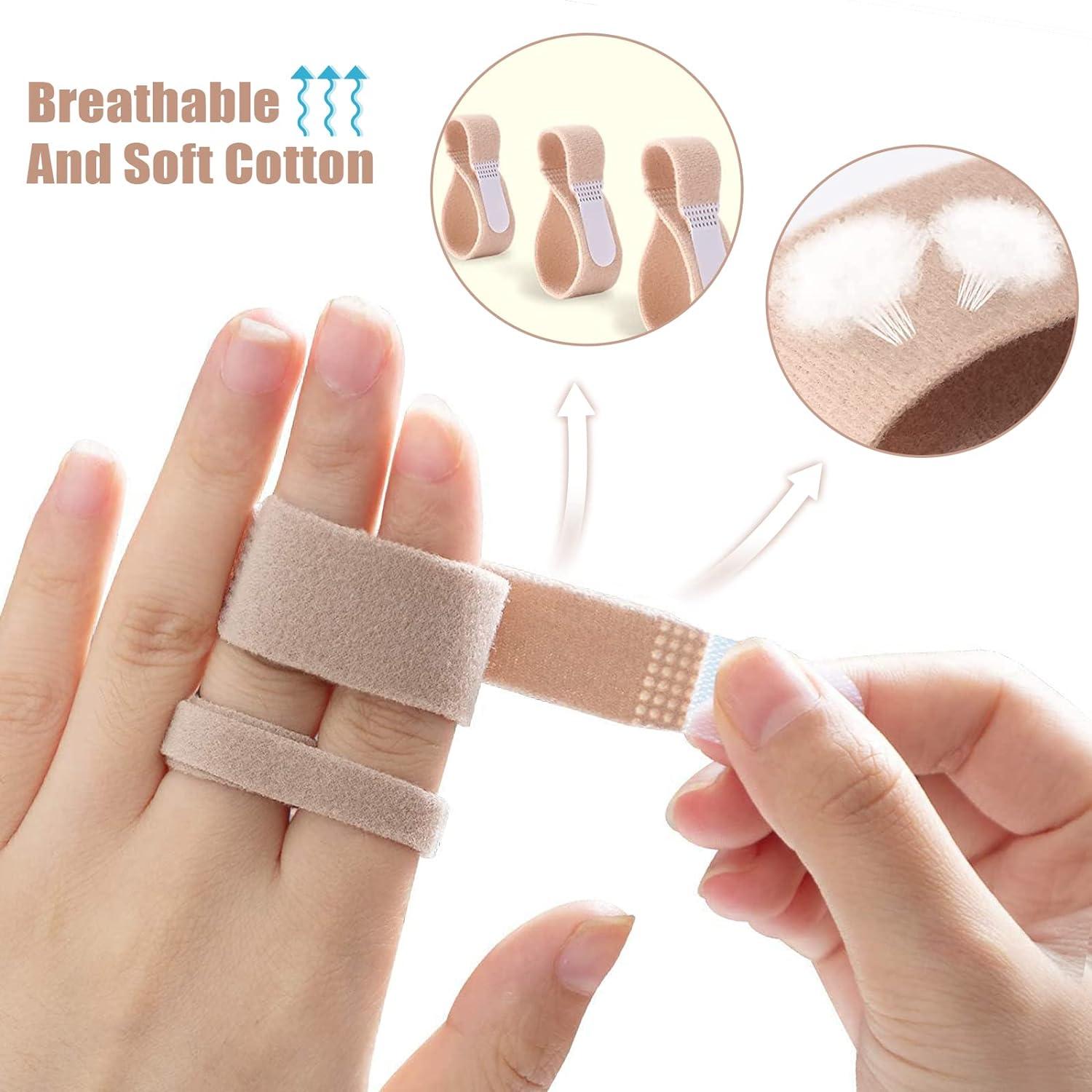Xinjieda Toe Wraps - 6 Pieces Toe Tapes Splints Separator for ...