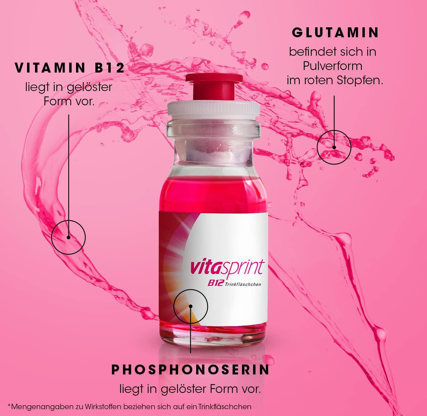 VitaSprint B12 Drinking Vials - 2x30 Hours | High-Dose Vitamin B12 ...
