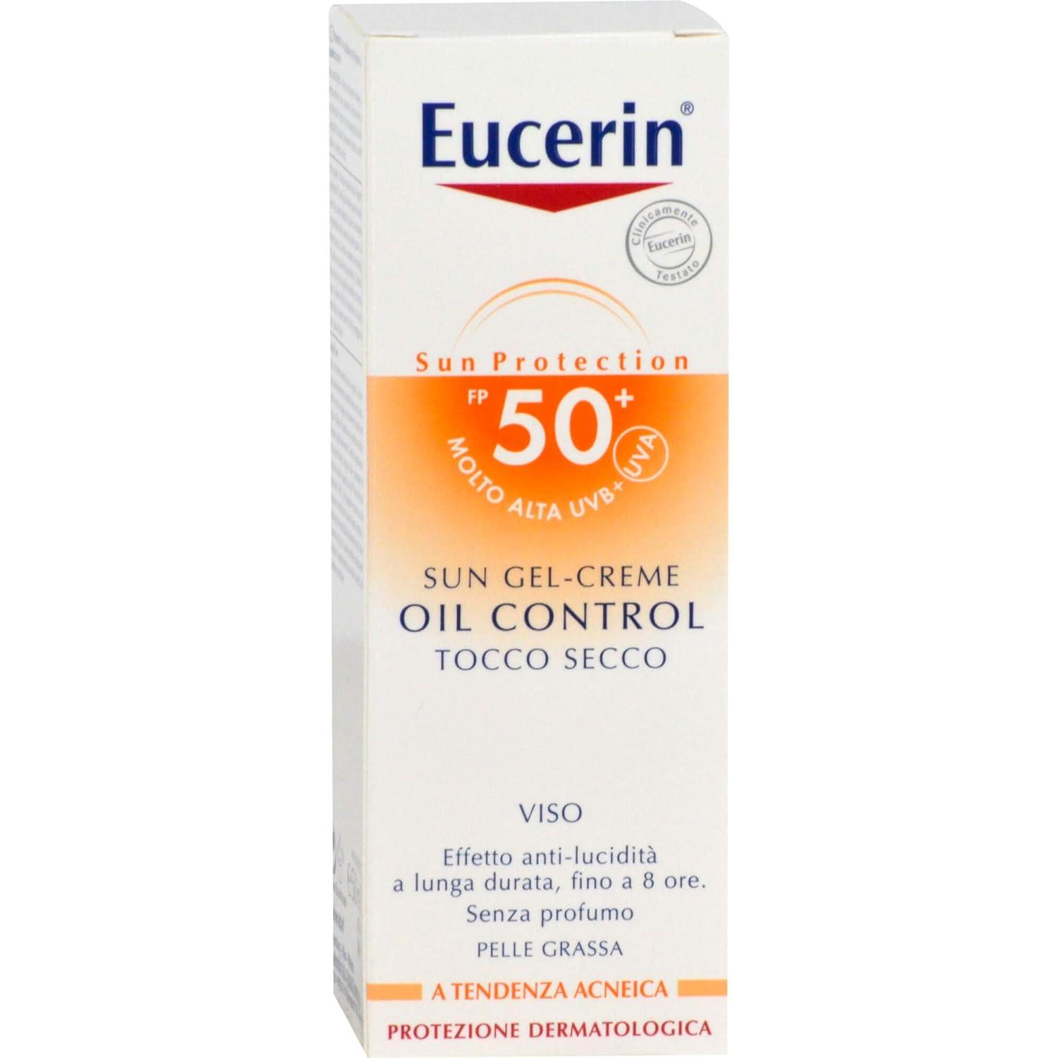 Eucerin Oil Control Face Sun Gel-Cream SPF 50+ | Protect & Hydrate ...