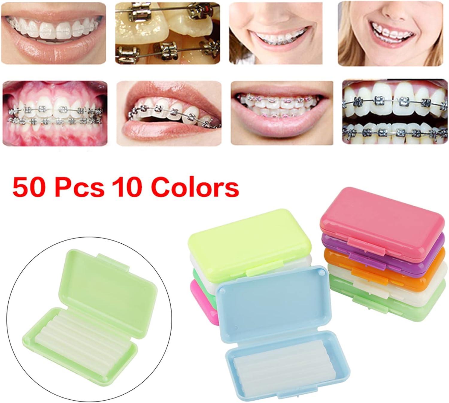 10 Box Orthodontic Wax - Flavored Relief for Braces Soothe Gum ...