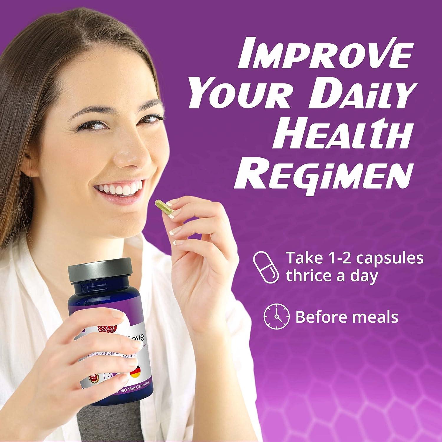 RaDoTech Edema Relief Water Pills - Natural Diuretics for Water ...