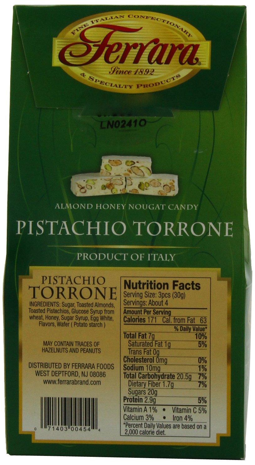 Ferrara Almond Honey Nougat with Pistachios Torrone Miniatures ...