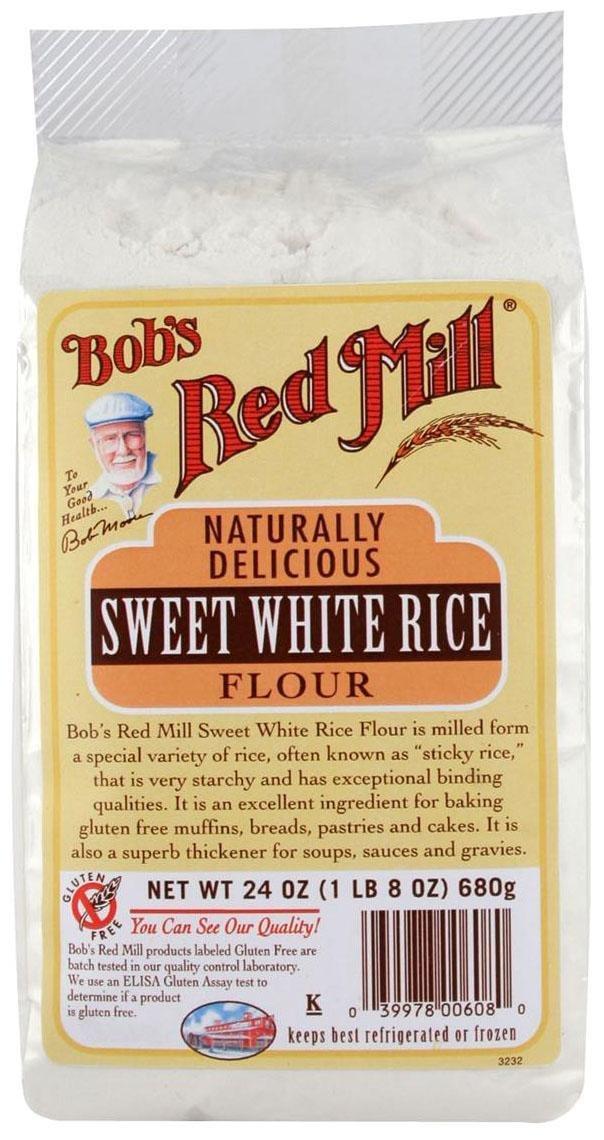 Bob's Red Mill Sweet White Rice Flour - 24 oz 1.5 Pound (Pack of 1 ...