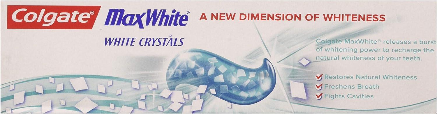 Colgate Max White Crystal Mint Toothpaste 75ml - Brighten Your Smile ...