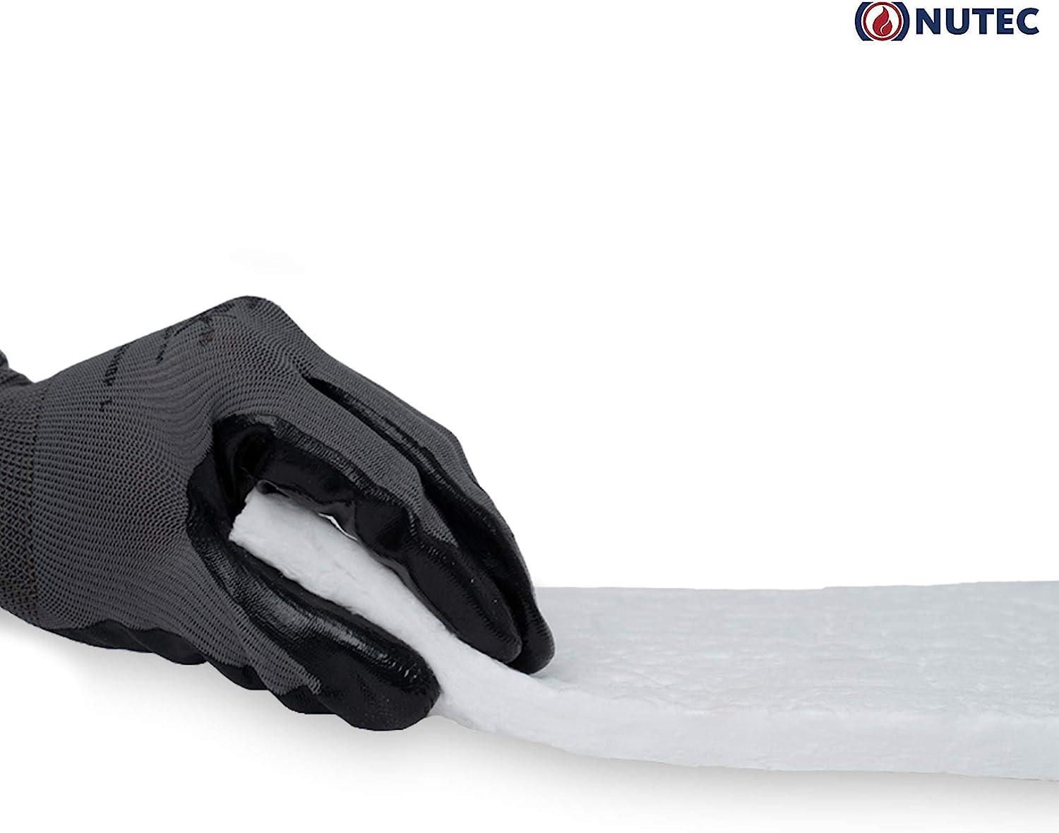 Nutec MaxWool Ceramic Fiber Insulating Blanket 1/2 x 8 x 10 - High Temp ...