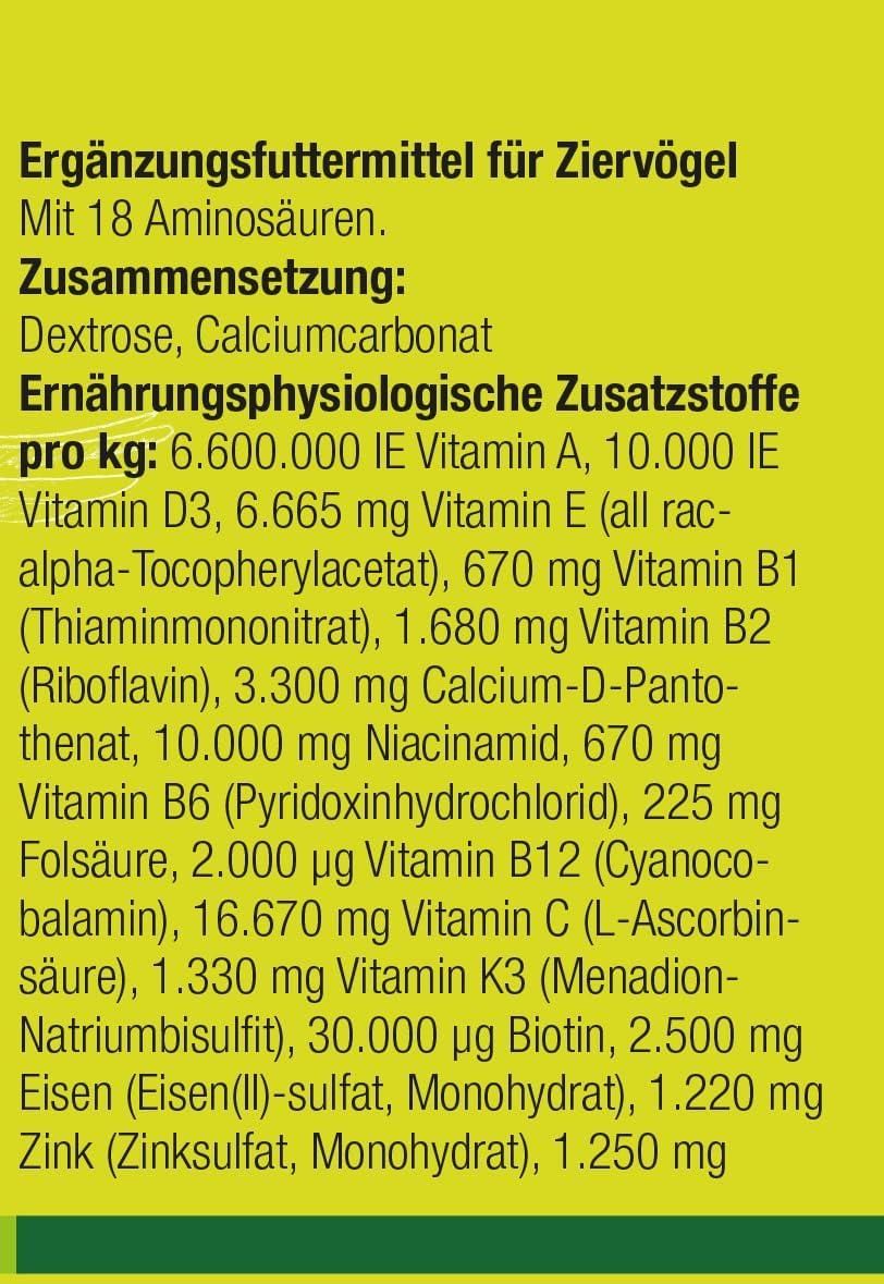 Necton-S Multivitamin for Birds | Vitamins Amino Acids Minerals | 330g ...