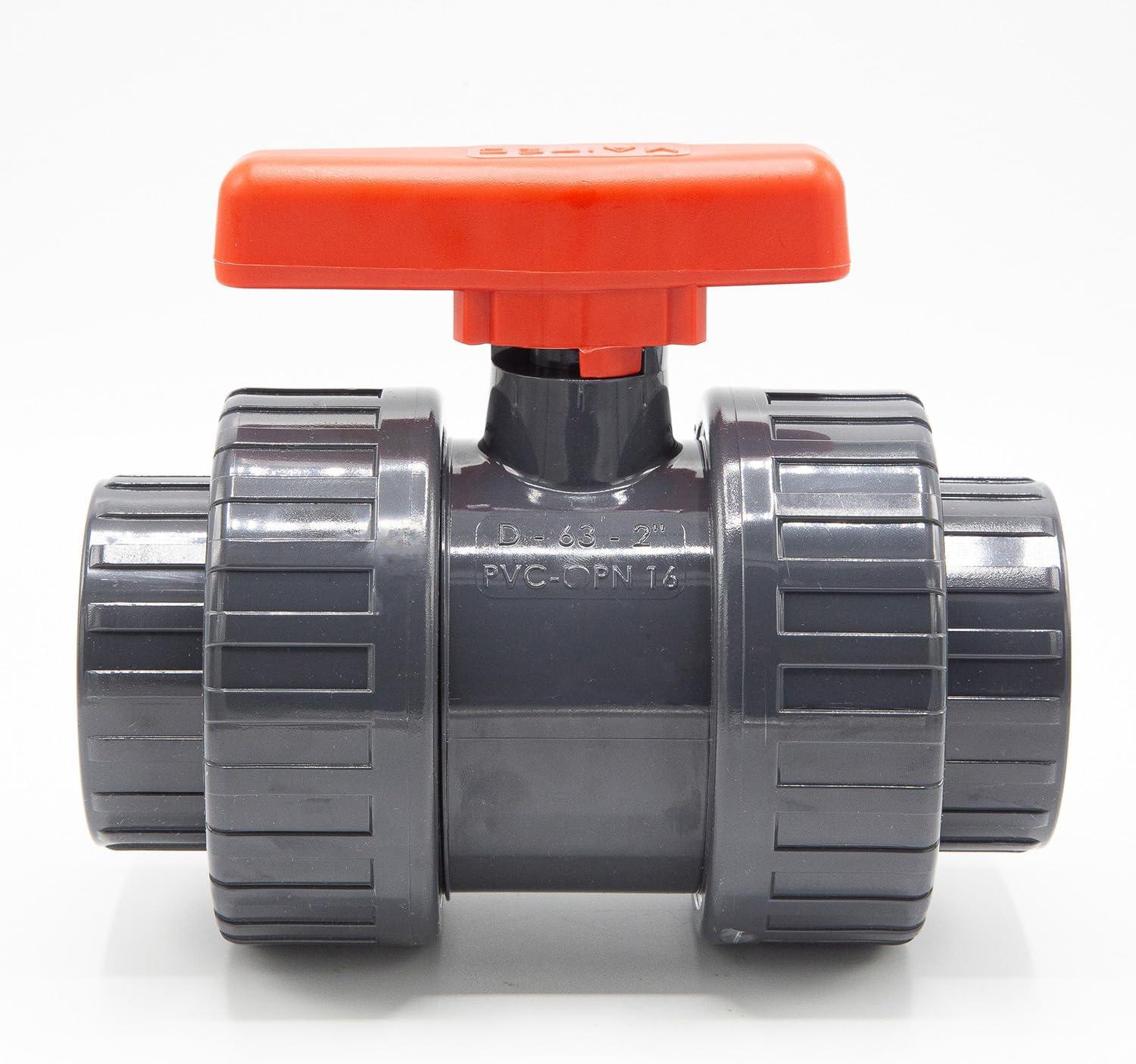 PVC Ball Tap 63mm | 2-Inch Shut-Off Tap for Adhesive Mufflers ...