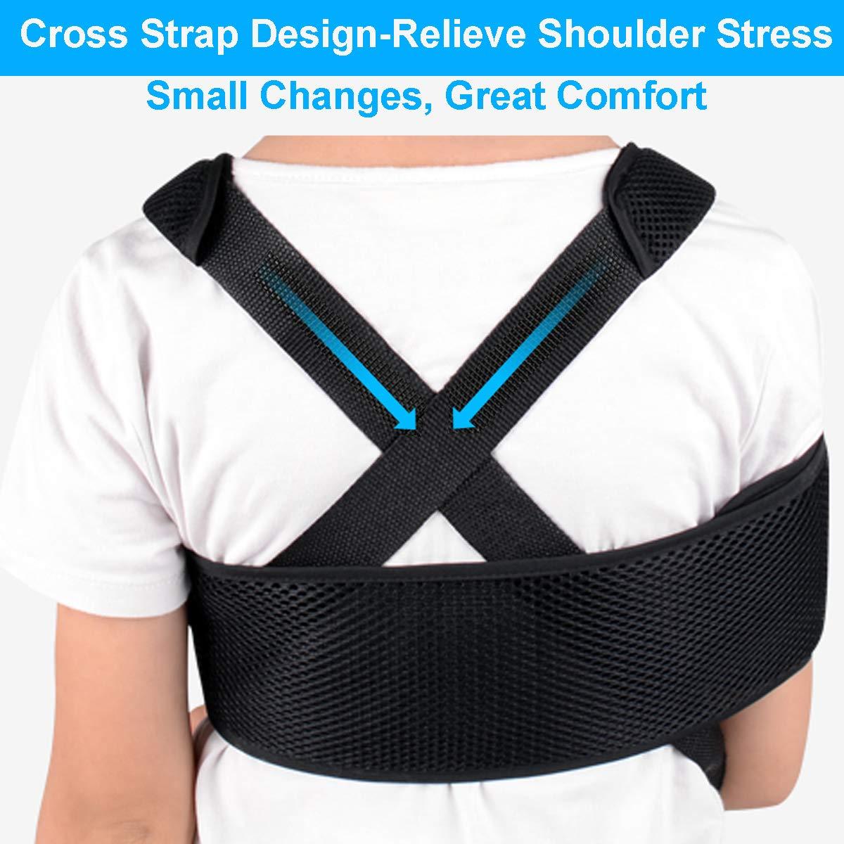 DouHeal Medical Kids Arm Sling - Breathable, Adjustable Toddler Arm ...