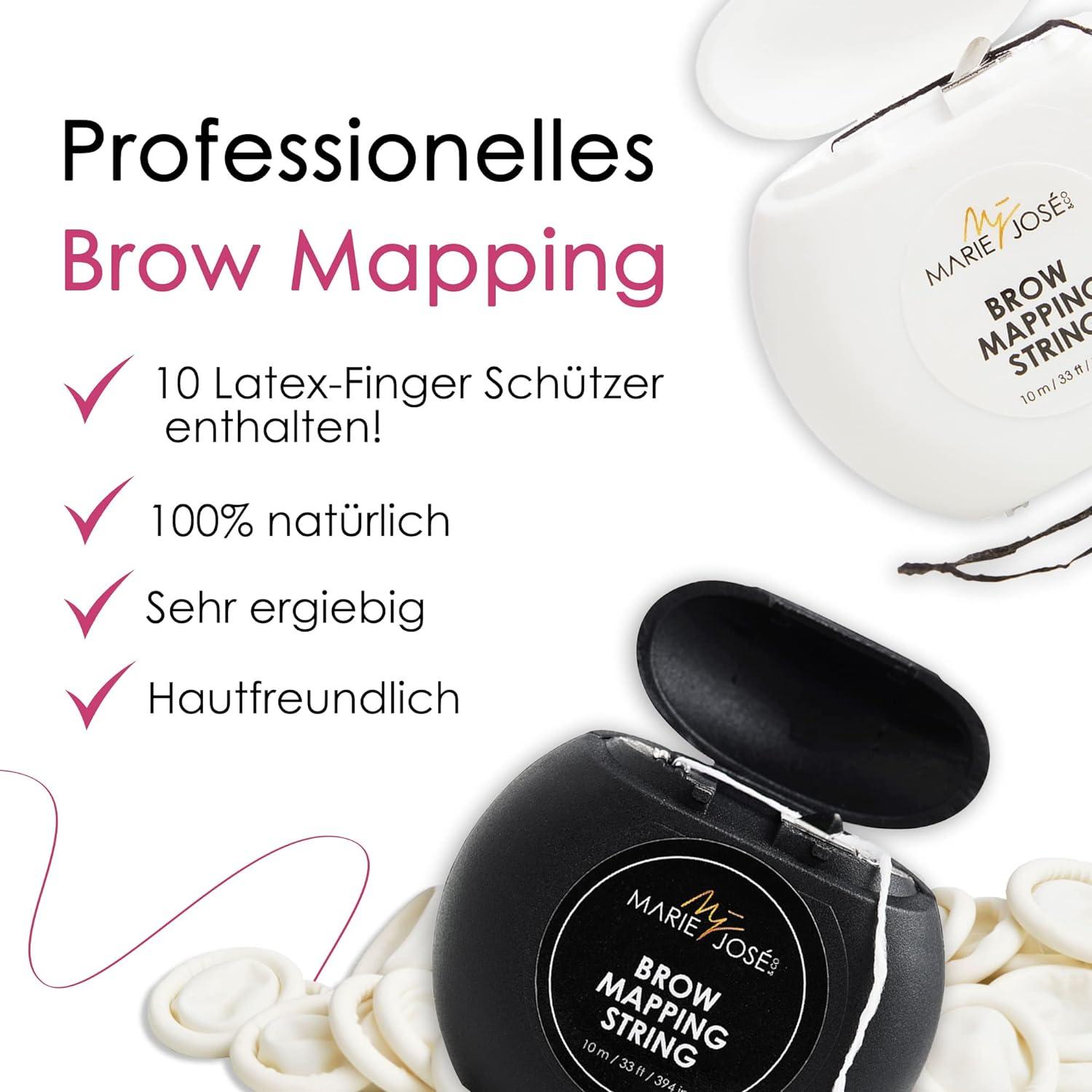 Brow Mapping String Set - 2x10m Black & White | PMU Microblading ...