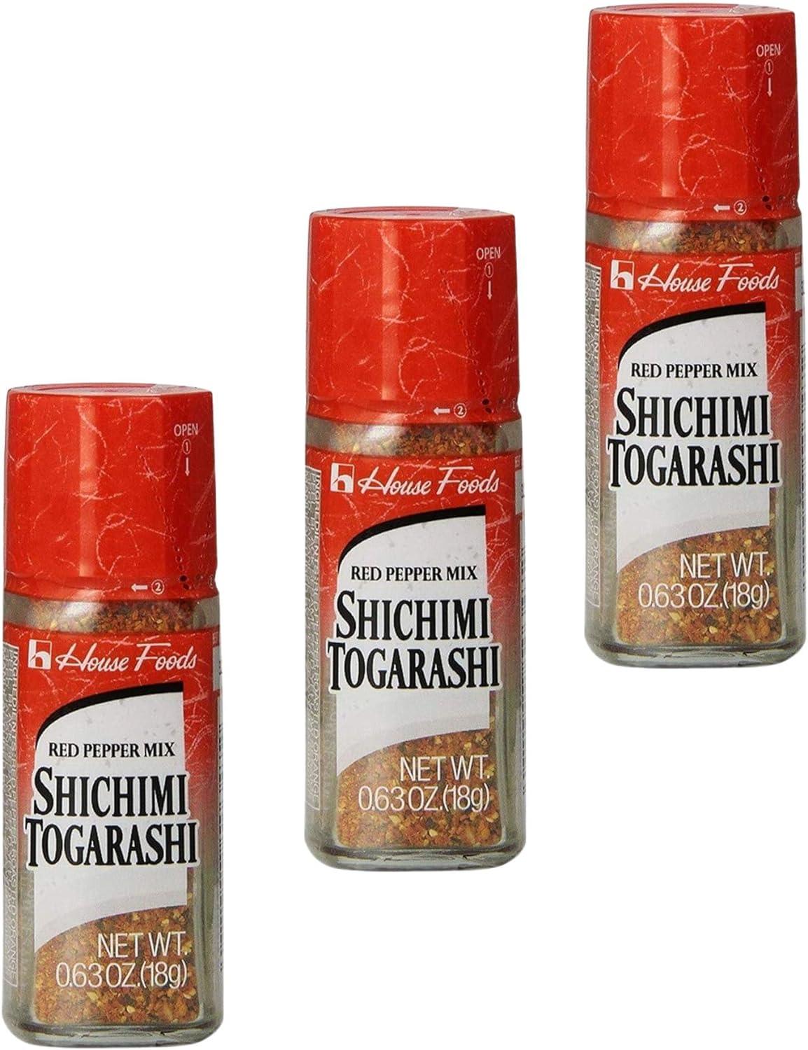 (3 Pack) Shichimi Togarashi Seasoning 18g - Japanese Seven Spice Mix ...